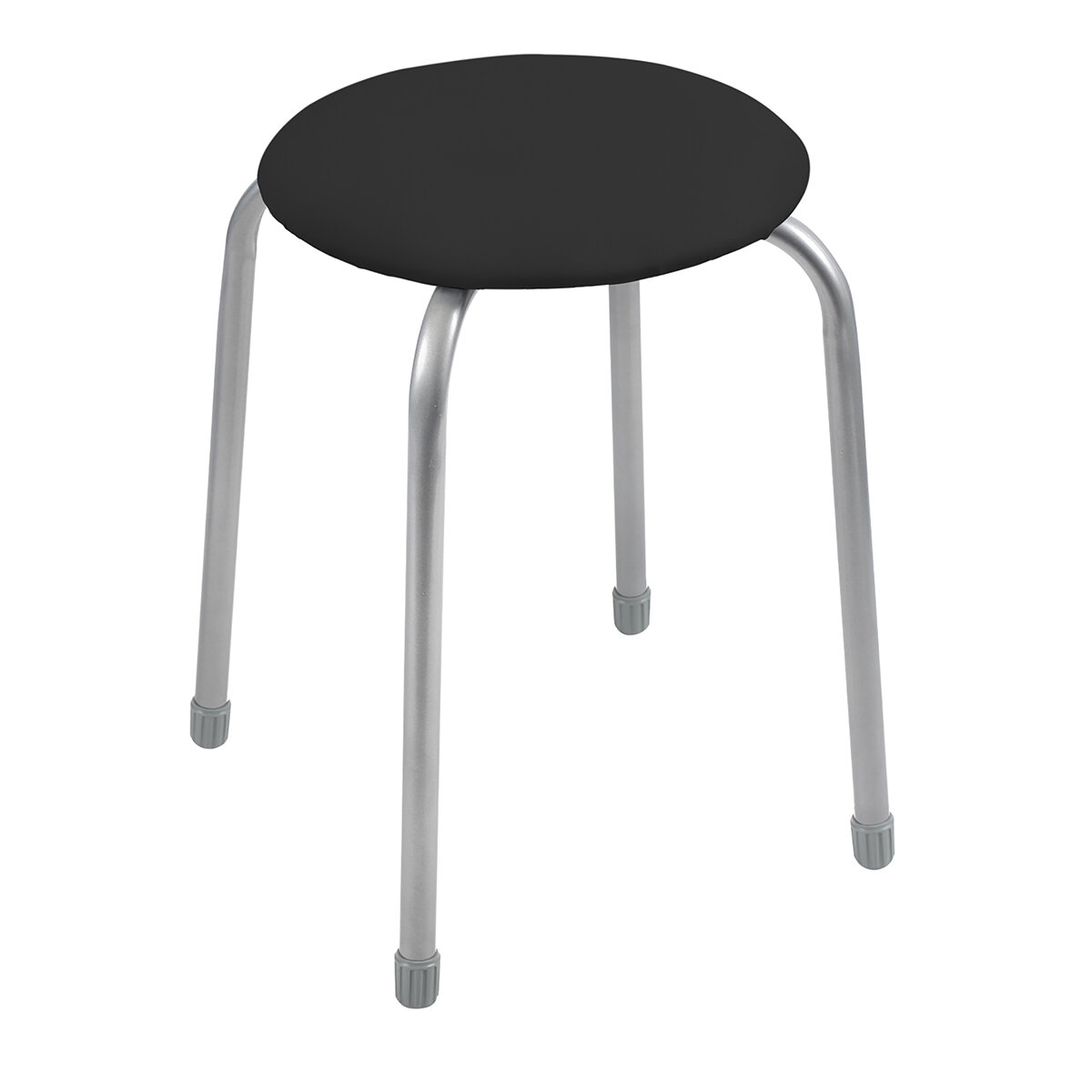 Табурет Ника "классика 2", круглое сиденье, d=32 см, черный