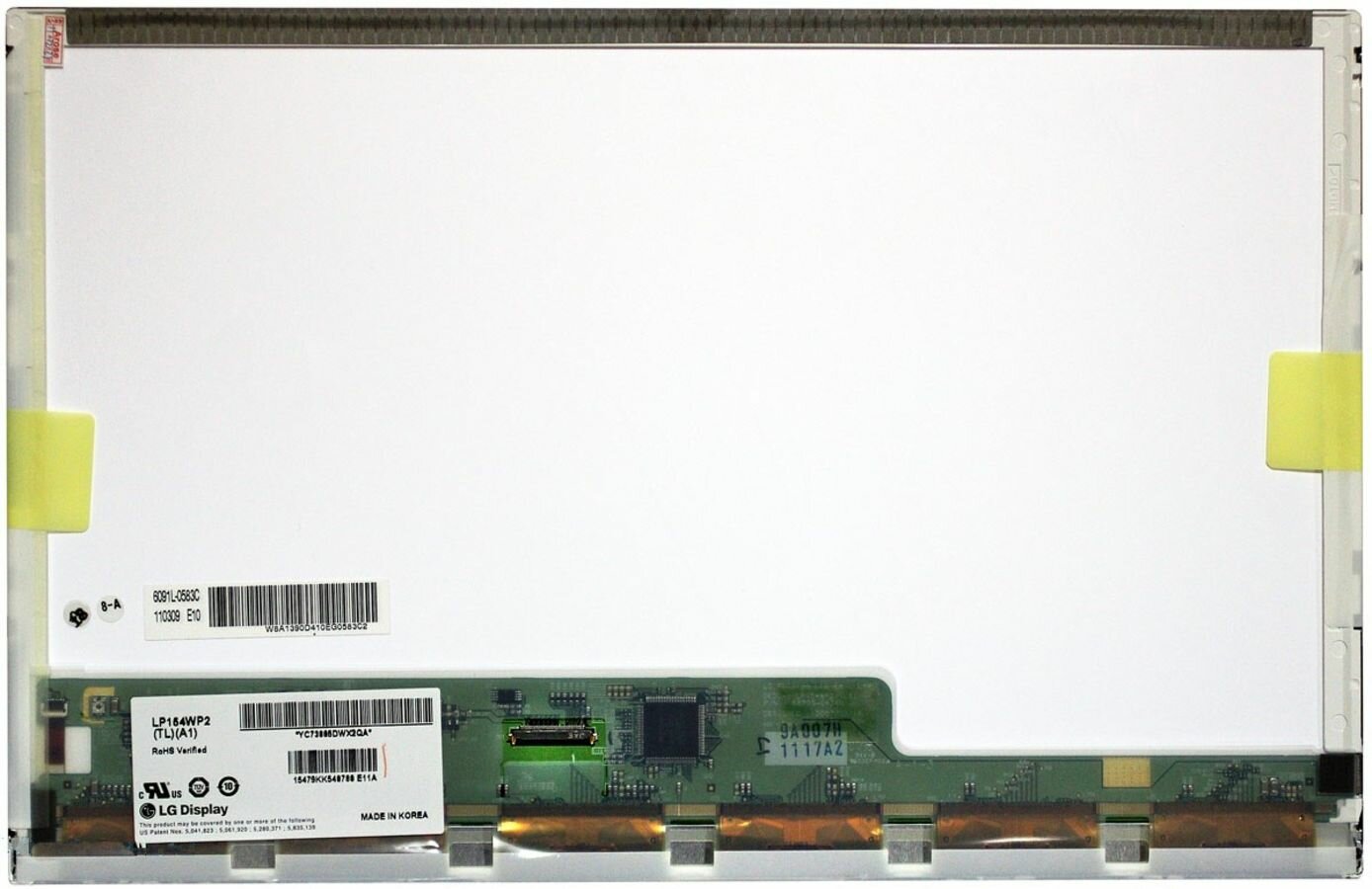 Матрица совместимая с LP154WP2(TL)(A1), Диагональ 15.4, 1440x900 (WXGA+), Светодиодная (LED)