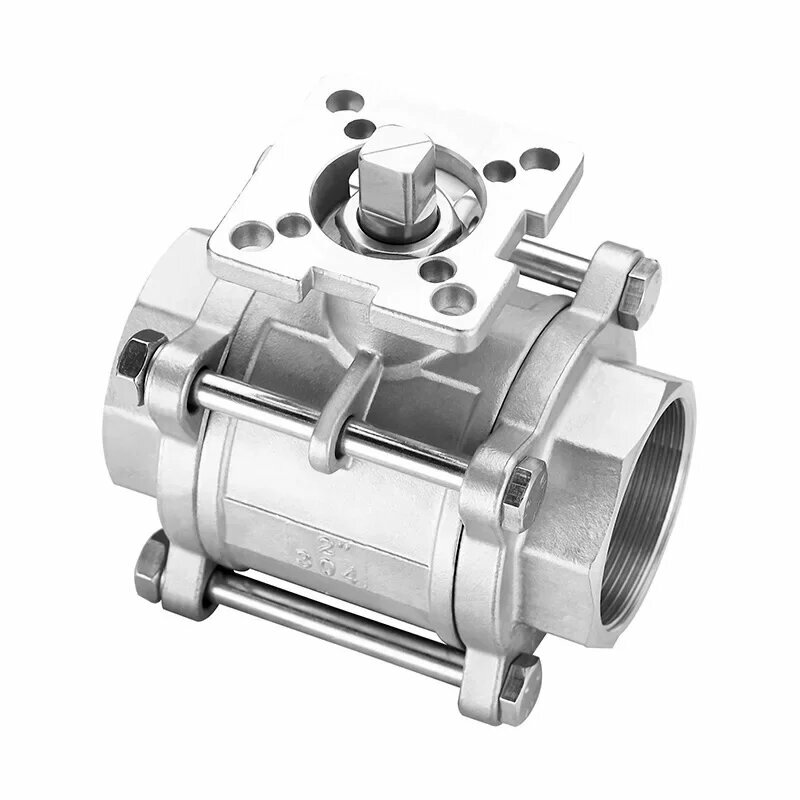 Трехкомпонентный шаровой кран DN15-50 SS304 ДН40