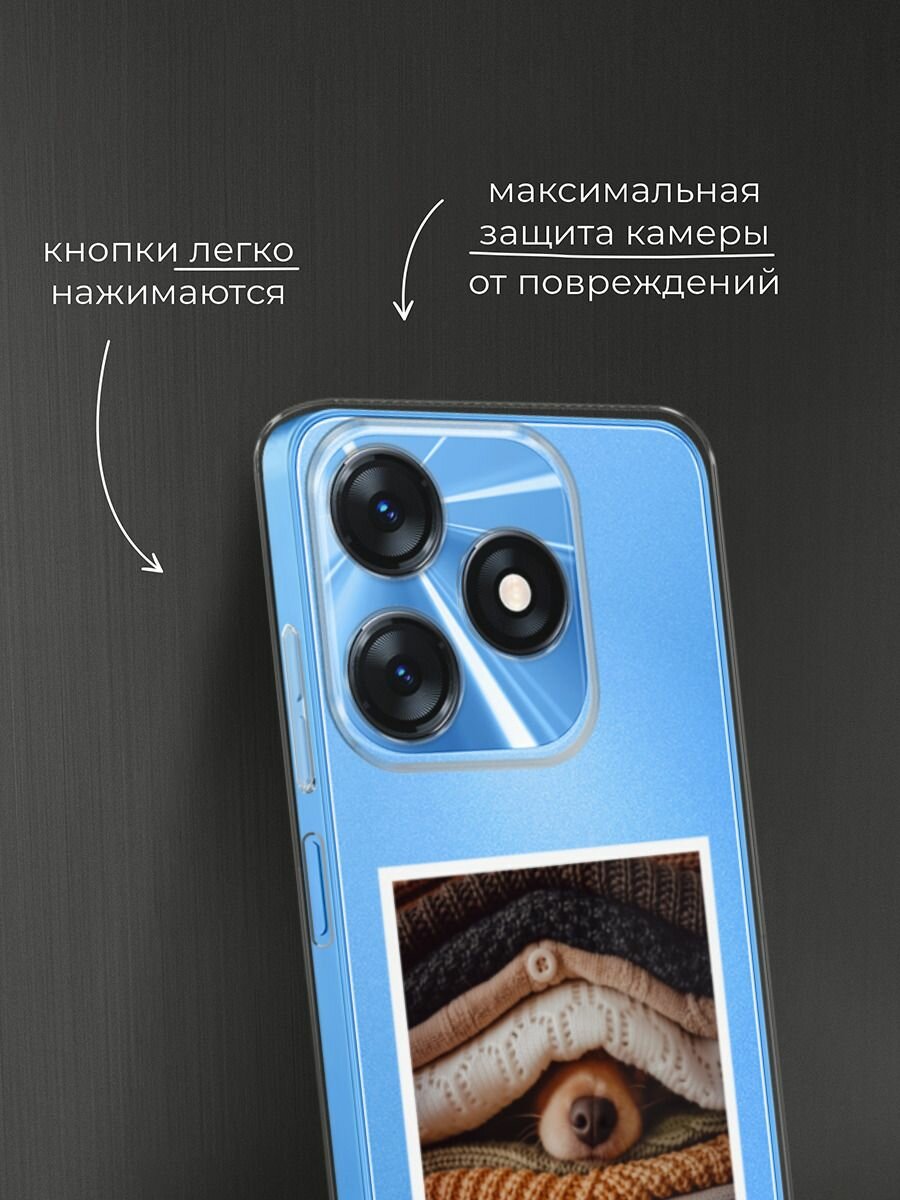 Чехол на Tecno Spark 10/10C / Текно Спарк 10/10С с принтом Сезон свитера — фото 1