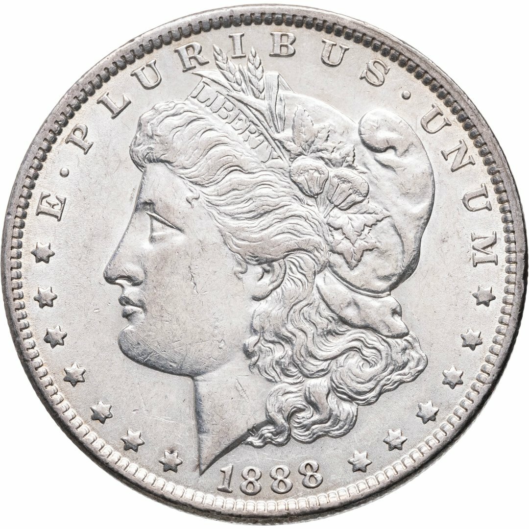 США 1 доллар (dollar) 1888 Доллар Моргана без знака монетного двора