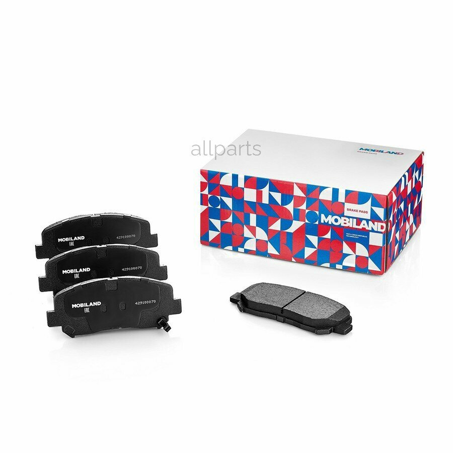 MOBILAND 429100070 Тормозные колодки дисковые (комплект)