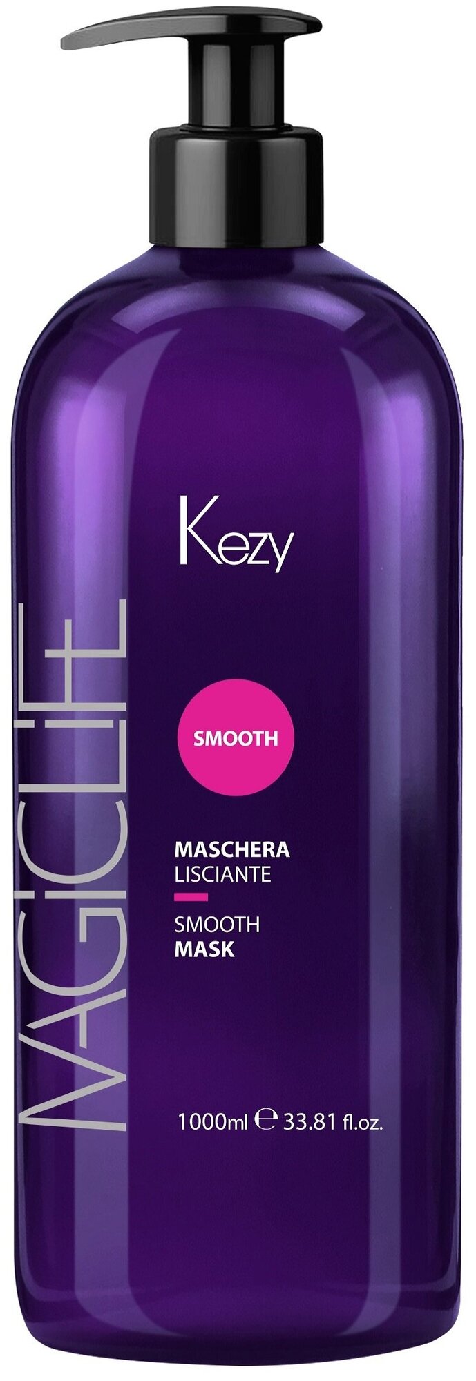 Маска разглаживающая для вьющихся или непослушных волоc Smooth mask, 1000мл, Линия MAGIC LIFE SMOOTH