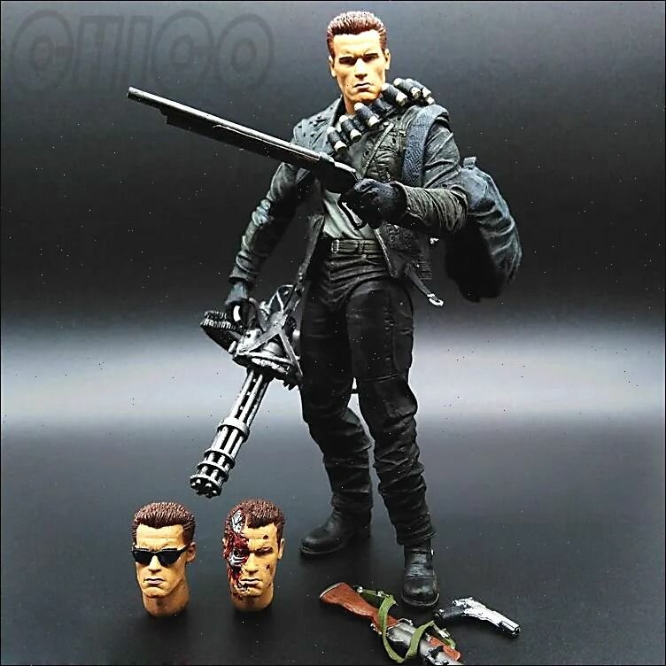 Терминатор фигурки / Терминатор Т-800 высота 18cm / тело можно регулировать