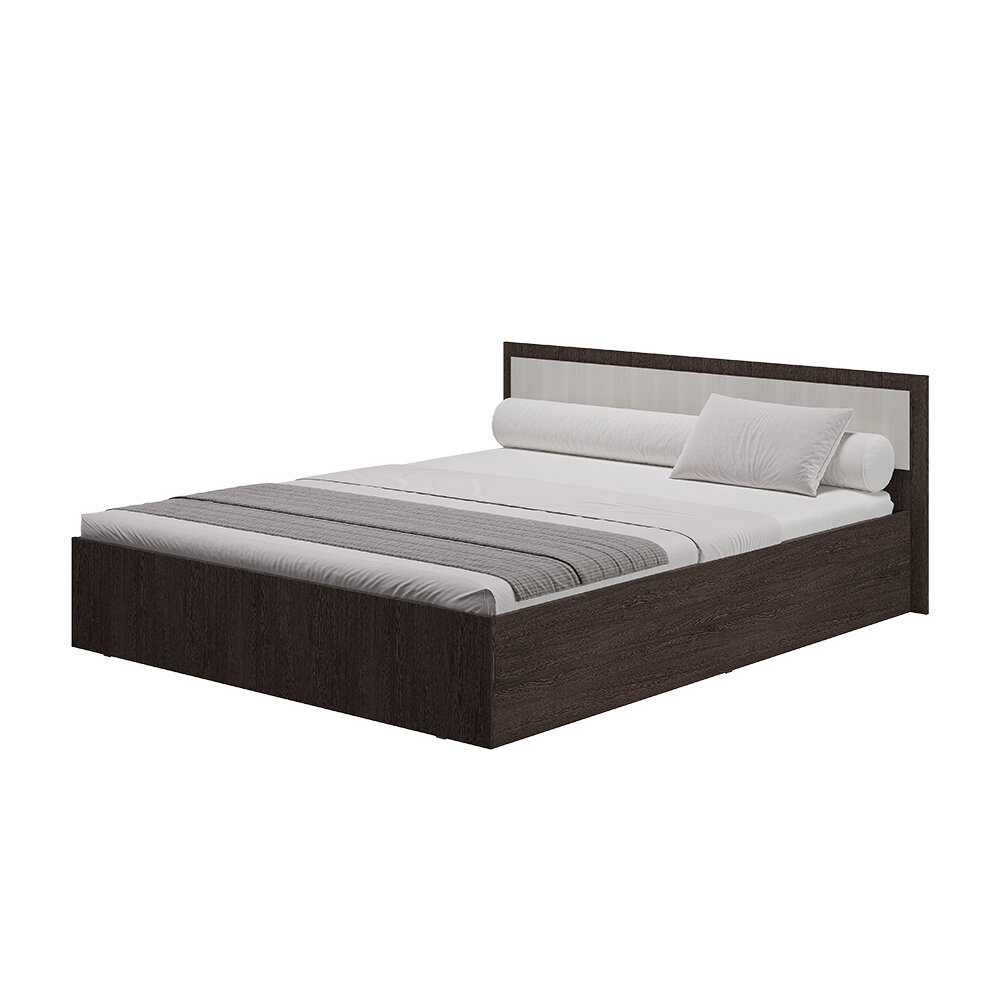 Кровать 1,6 м "Фиеста" венге/лоредо + проложки (БТС)