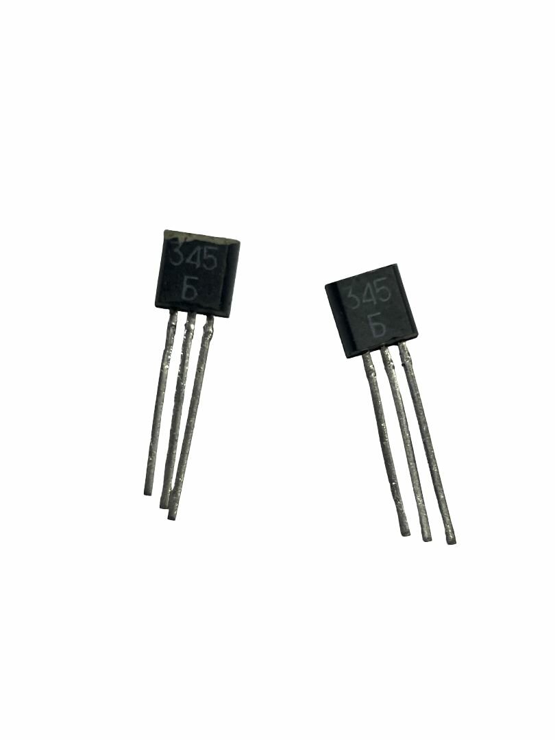 Транзистор КТ345Б, аналог 2N3249, 2N3702, 2N5139, 2N5447, 2SA781K, BSY81, корпус TO-92, 3шт