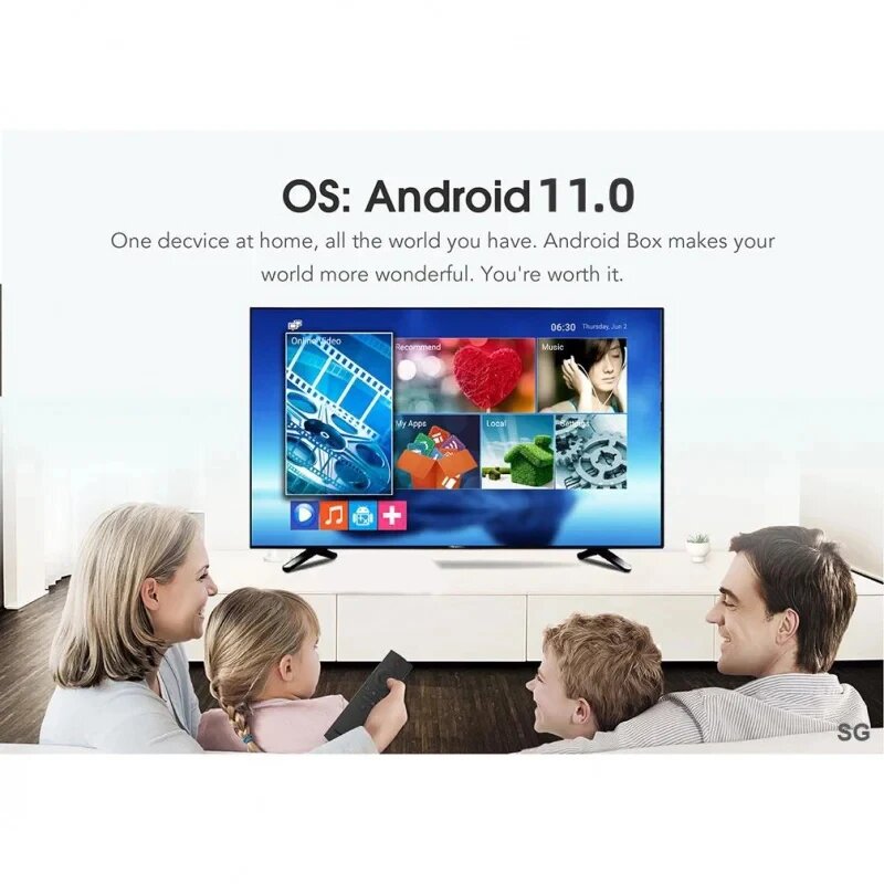 X96 Mini Android TV Box 2G 16G Черный — фото 1