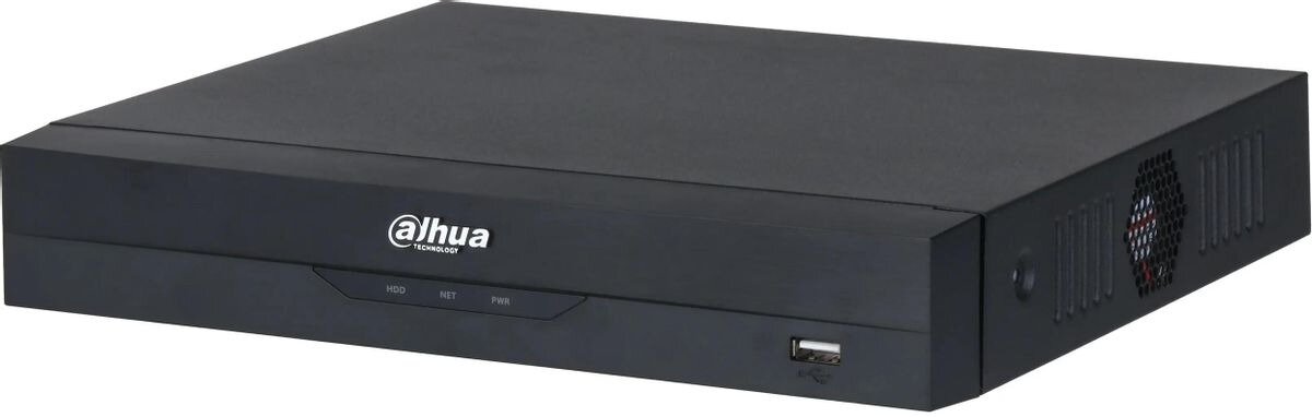 Видеорегистратор Dahua NVR2108HS, поддержка IP-камер, 8 портов