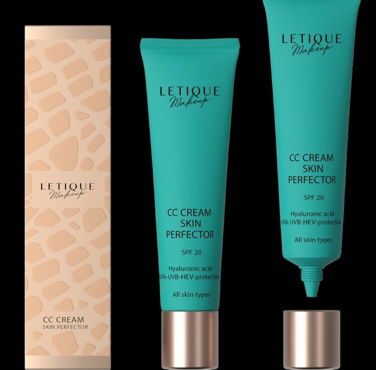 Letique Тональный СС крем для лица, тон tan SPF 20, объем 25 мл