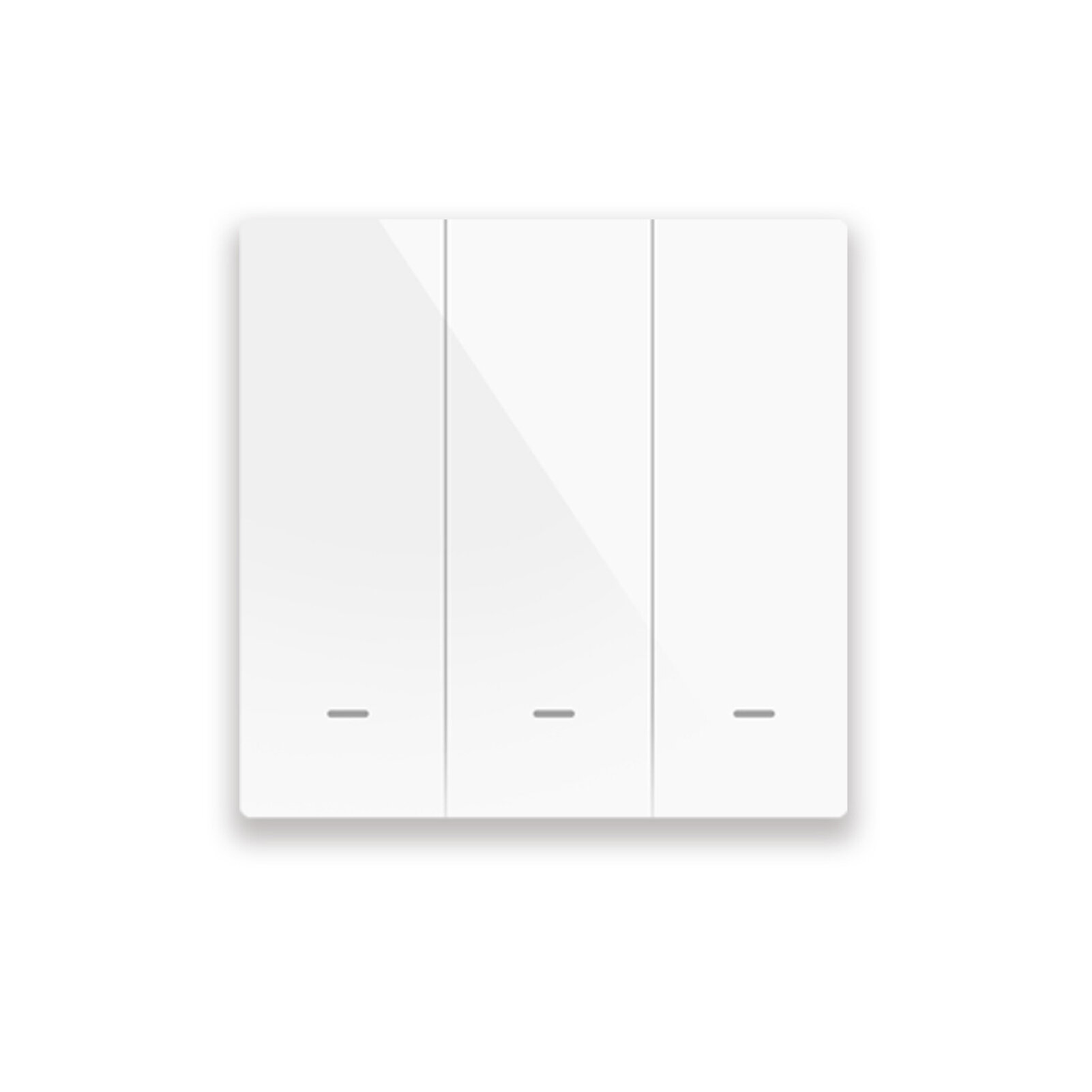 100-240V ZigBee 3.0 Wireless Smart Switch, White, 1 Gang / 2 Gang / 3 Gang, PC Material, Smart Life APP Control, Voice Control, Touch Control, Compatible with Google Home, Schedule, Timer, Countdown, Needs Neutral Wire, ZigBee Hub Required, Size
