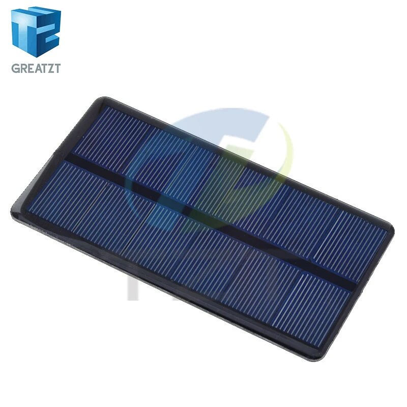 GREATZT 1 шт. 6 В 1,26 Вт 210 мА мини-солнечная панель 133X73 мм солнечные элементы DIY для освещения сотовых телефонов игрушки зарядные устройства портативные DIY