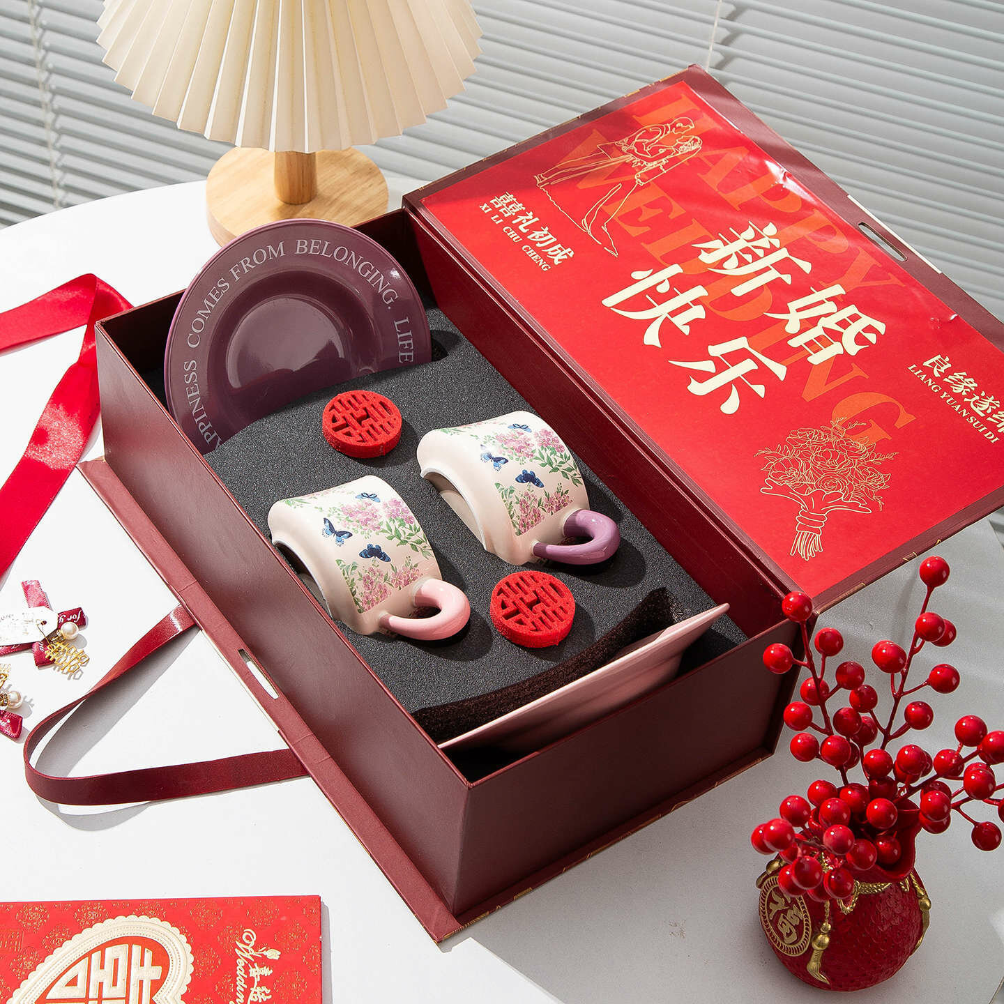 Винтажный керамический набор кофейной чашки и блюдца, идеально подходящий в качестве подарка на свадьбу, помолвку, новоселье или день рождения для мужчин и женщин.