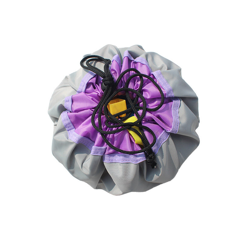 Очень большой переносной коврик-сумка для хранения и организации игрушек, быстрозакрывающаяся сумка на шнурке для