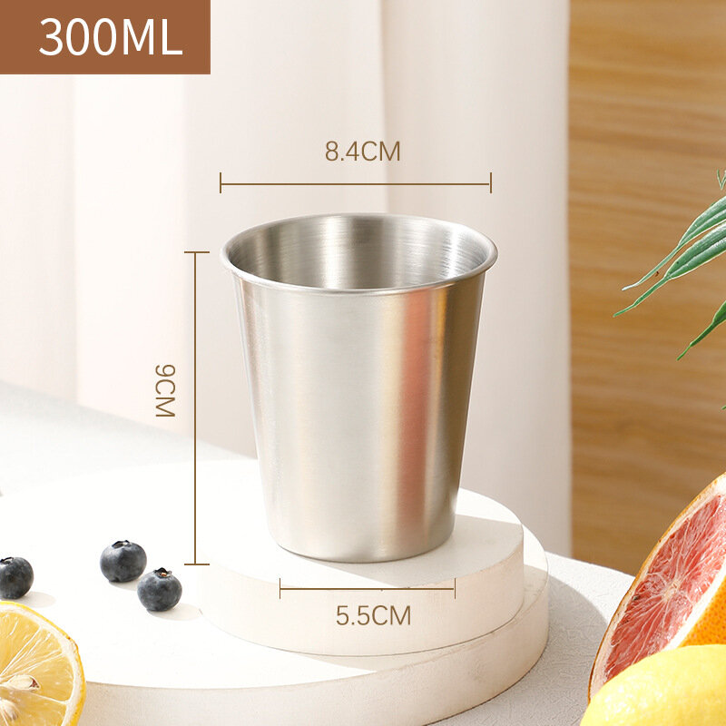 304 чашка для керлинга из нержавеющей стали Портативный Кемпинг пивная чашка устойчивая к падению портативная чашка для