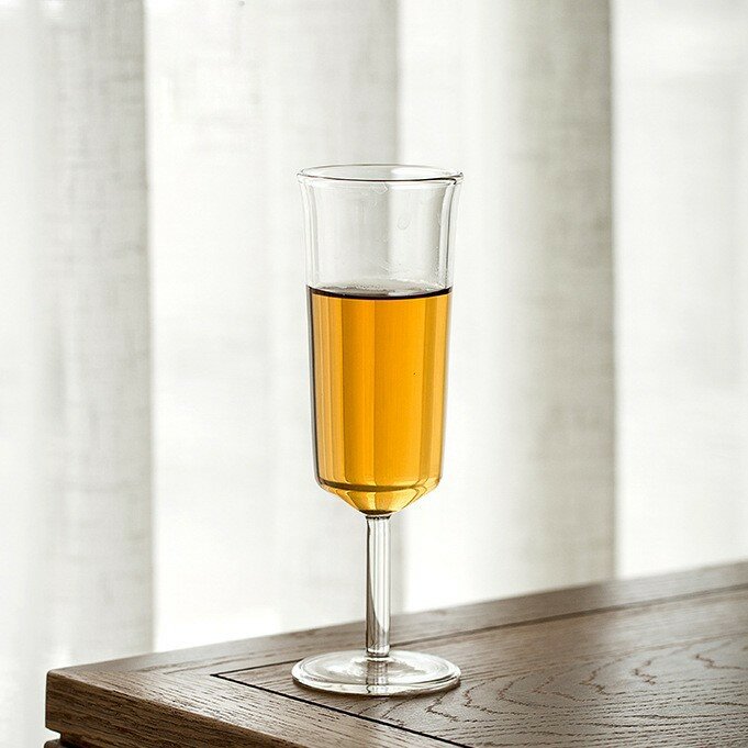 Оптовая Продажа с фабрики высокая зеленая чашка из боросиликатного стекла чашка для дегустации чая обезьяна Куи