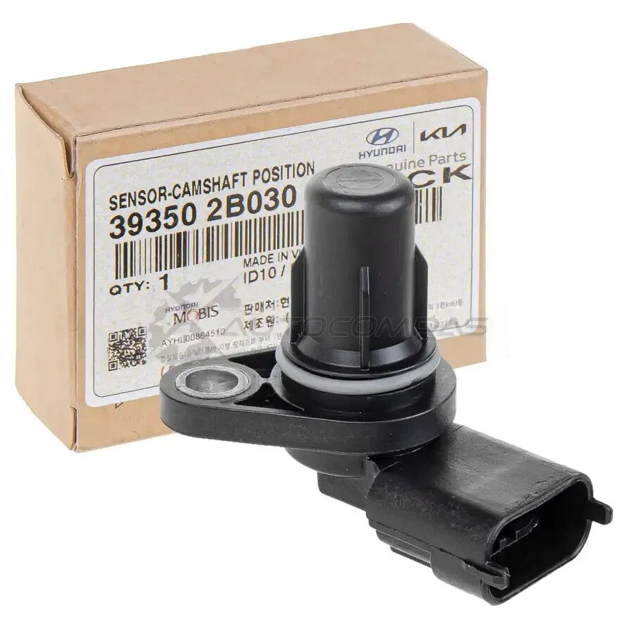 Датчик вращения распредвала Hyundai Creta ix35 Solaris Tucson Kia CeeD Cerato Optima Rio Seltos Soul Sportage 393502B030 9EQ C7E 23370029