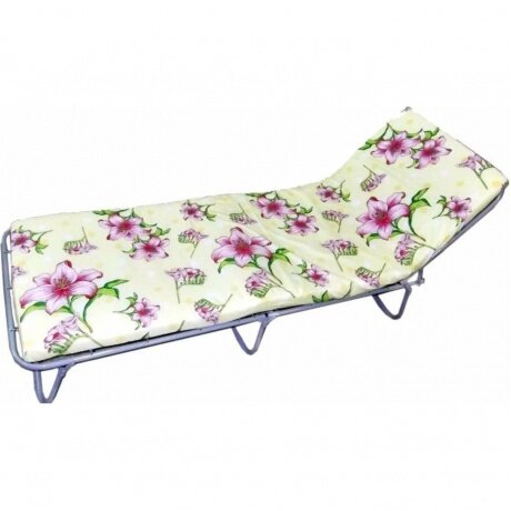 Кровать раскладная "Стандарт-М"матрас 5 см, макс. нагр.80кг (195*65*26 см)