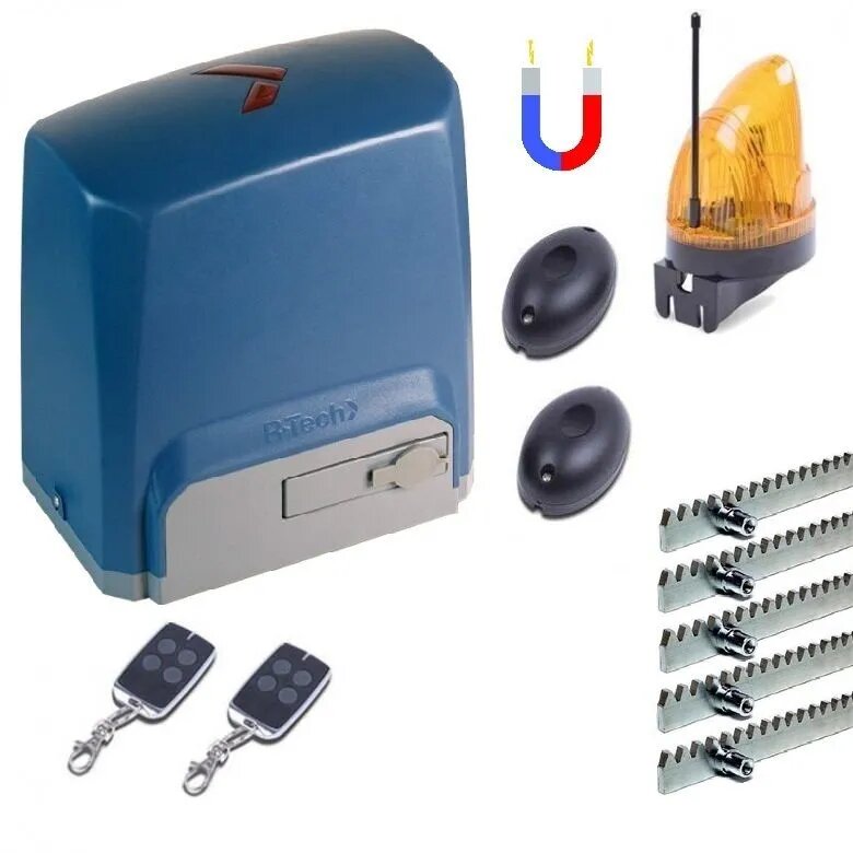 R-Tech SL1000AC M FULL5 полный комплект привода (С магнитными концевиками) для откатных ворот