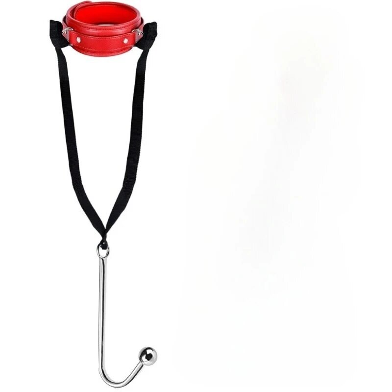 Металлический анальный крюк, БДСМ-игрушки, ошейник-цепь, анальная пробка, бондаж, ошейники для взрослых, массажер простаты, секс-игрушка для мужчин, БДСМ-игрушки, секс-игрушка 18+