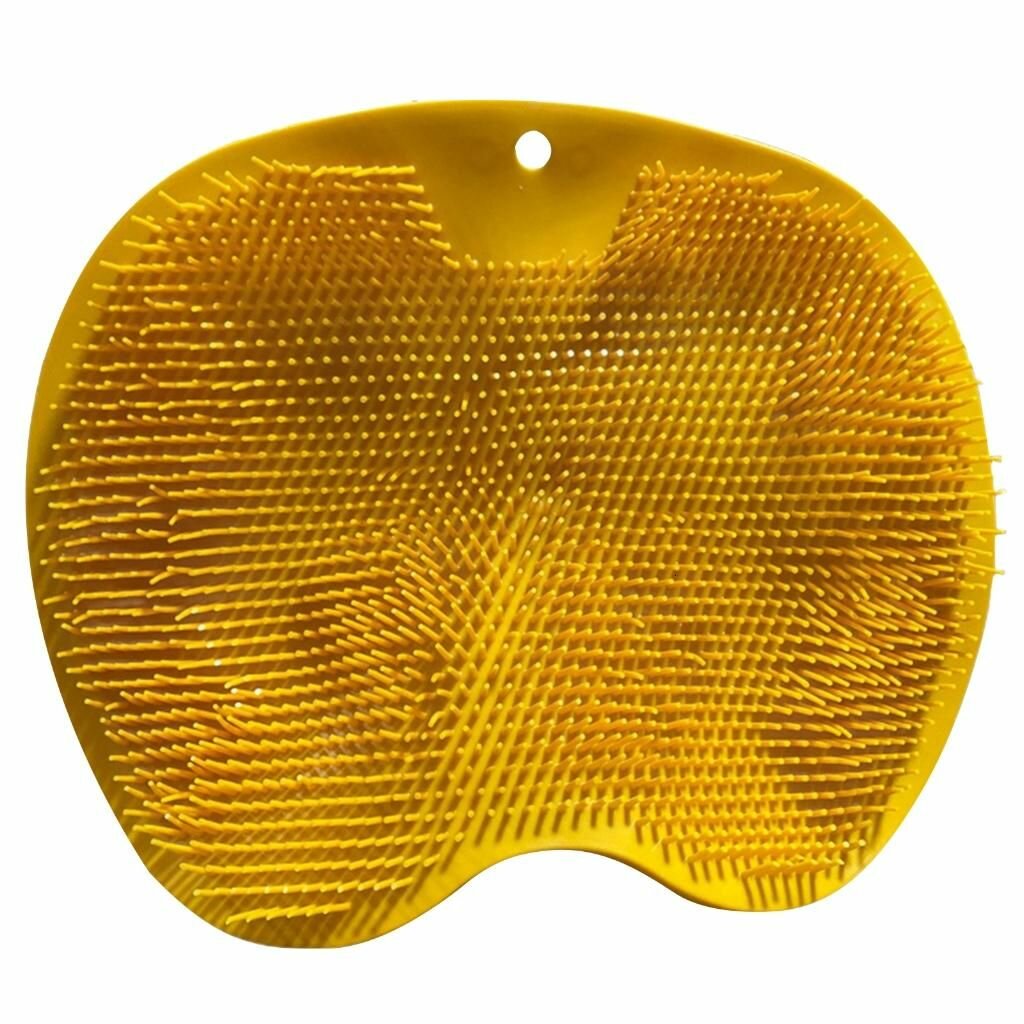 Многофункциональная щетка для ленивого массажа спины с нескользящим ковриком-оранжевый