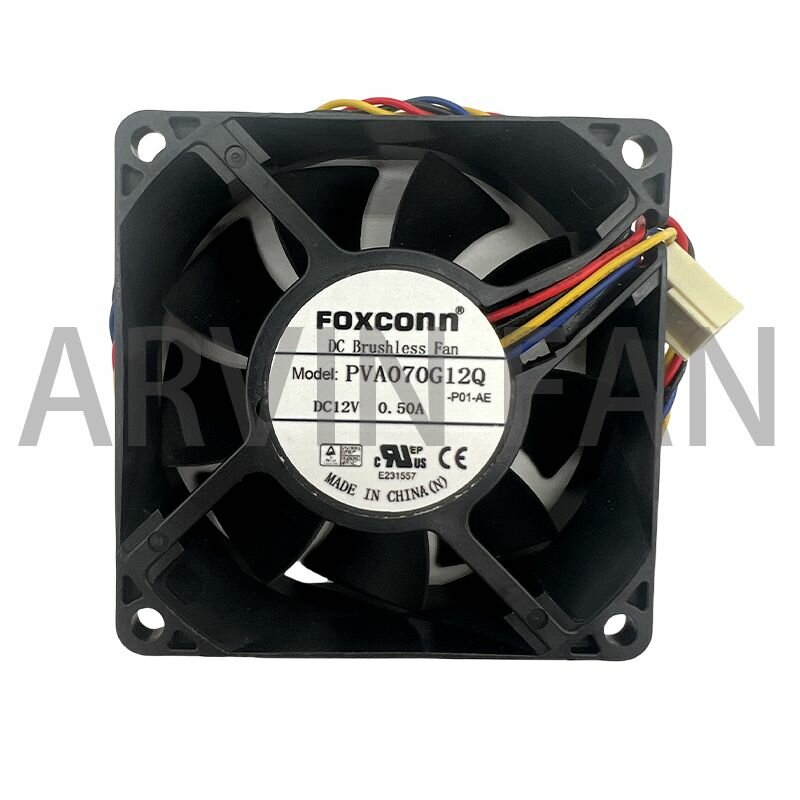 PVA070G12Q 7025 12V 0,50a охлаждающий вентилятор PWM 70 x 70 x 25мм