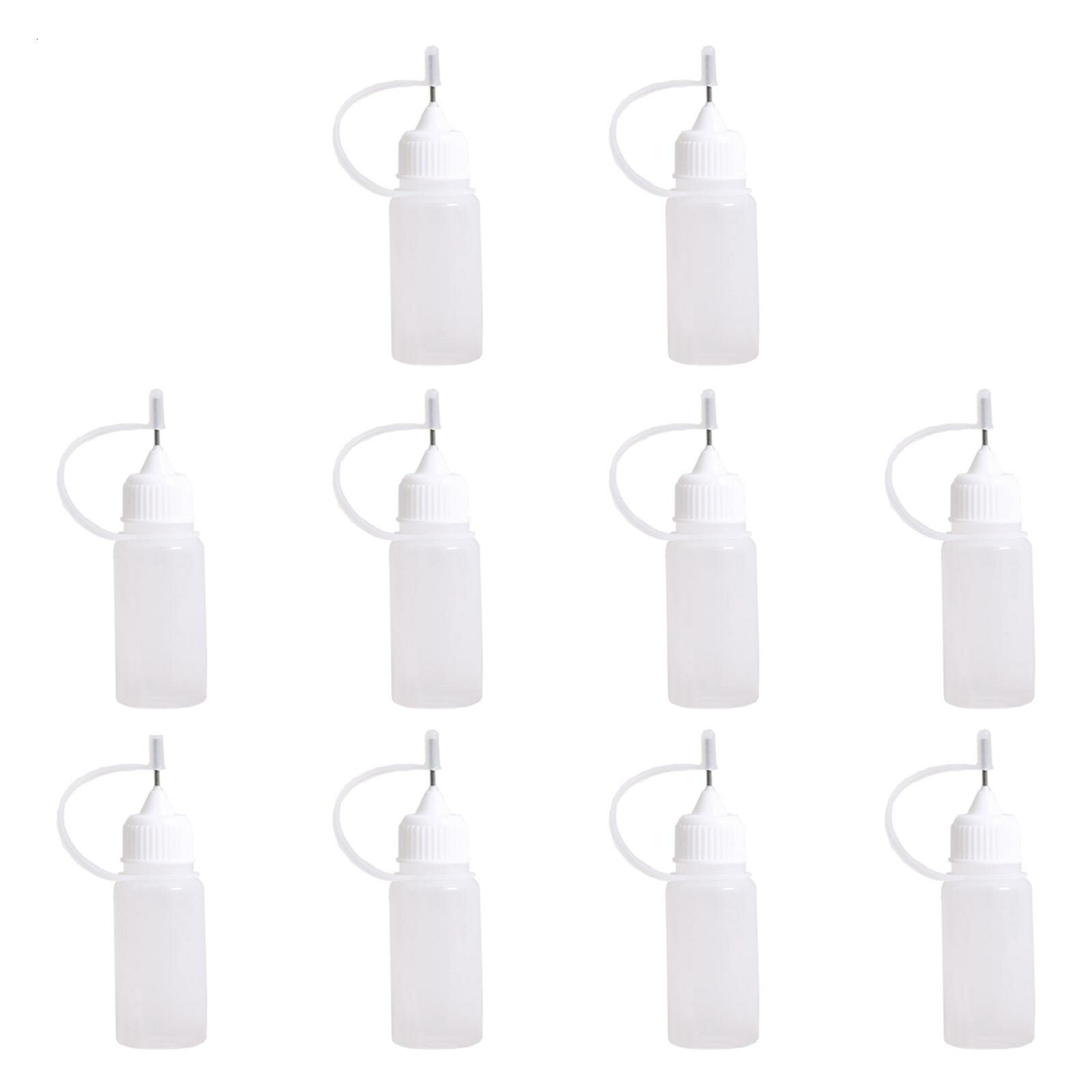 Пластиковые капельницы с игольчатыми наконечниками, 10 мл, 10 шт.