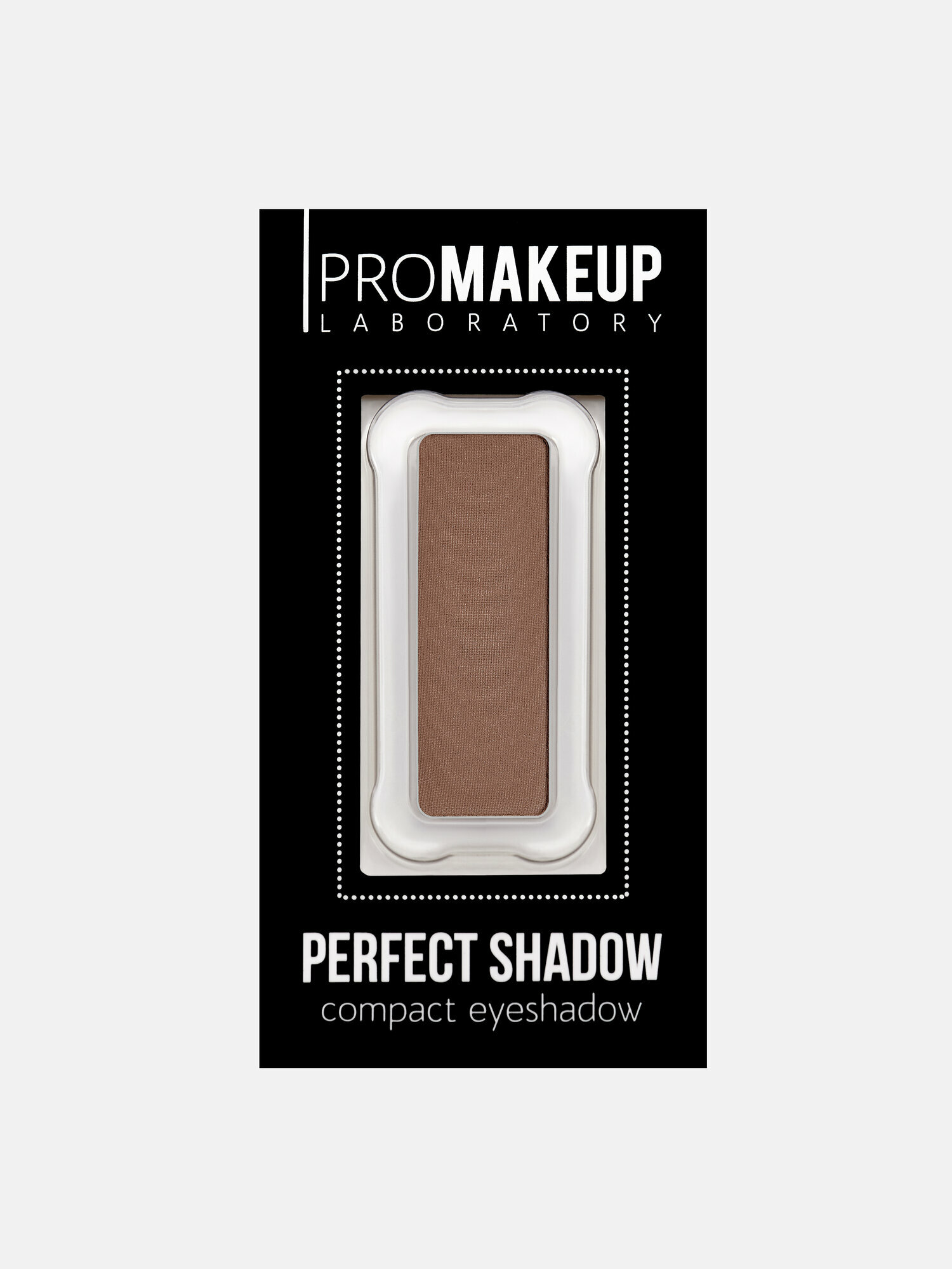 PROMAKEUP laboratory Тени для век компактные "PERFECT SHADOW", 4.3 г, 02 ореховый / матовый