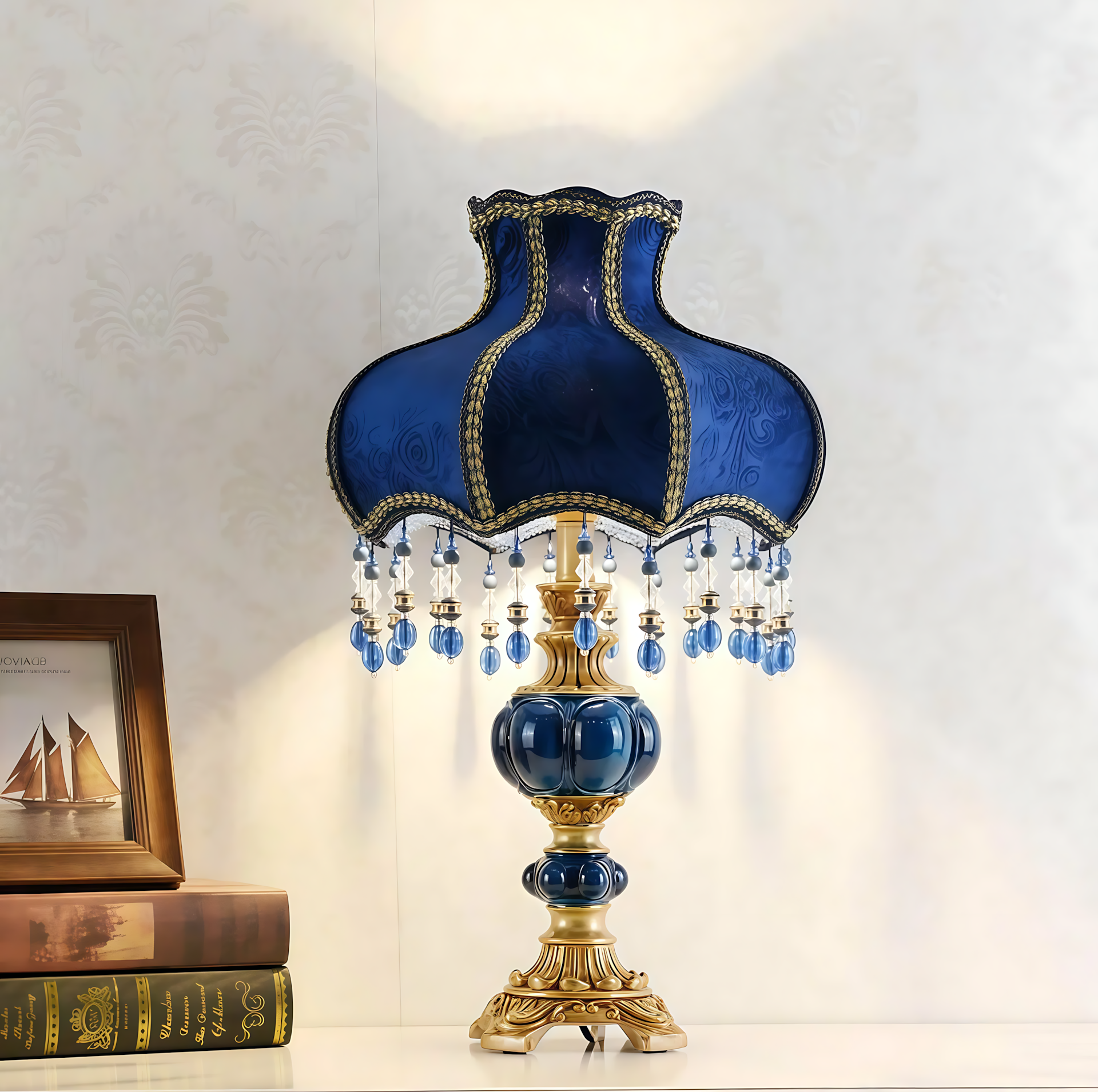Лампа настольная Clear Lighting, в стиле ретро, питание от сети