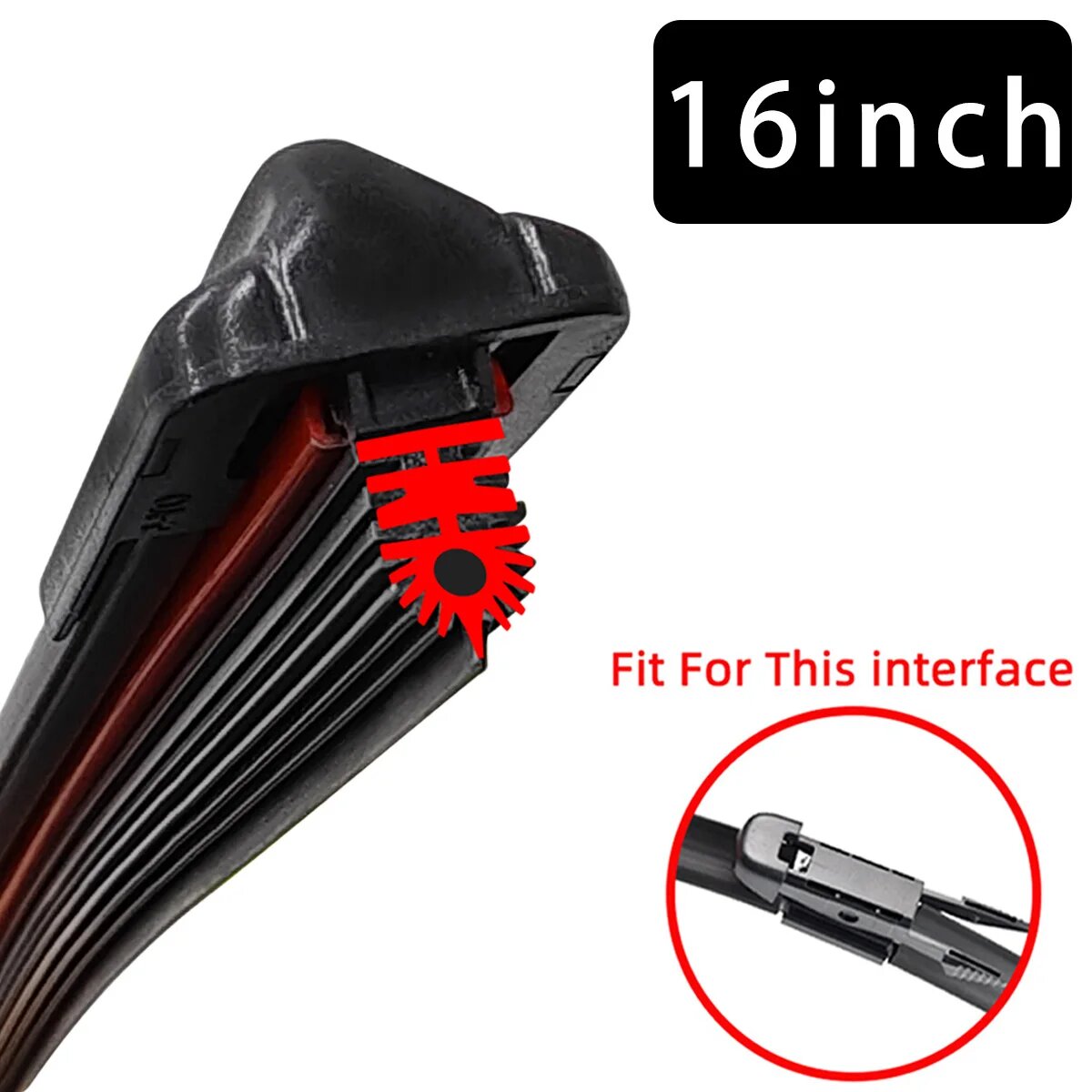 Стеклоочиститель PINMOAP 16 inch, 11 слоев