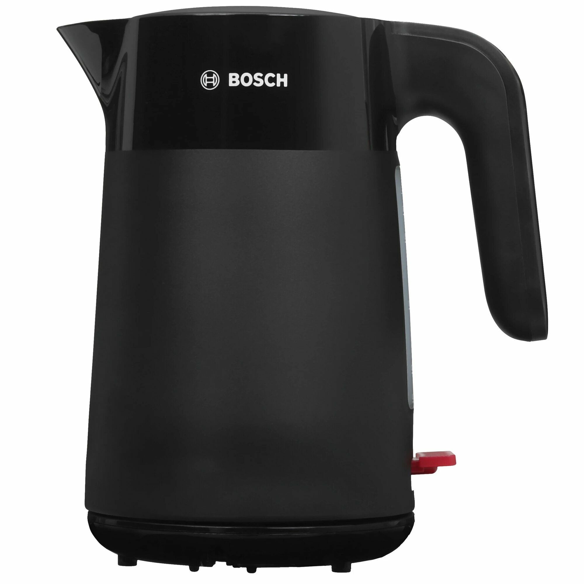 Электрочайник BOSCH TWK 2M163, нержавеющая сталь, 1,25 л, черный