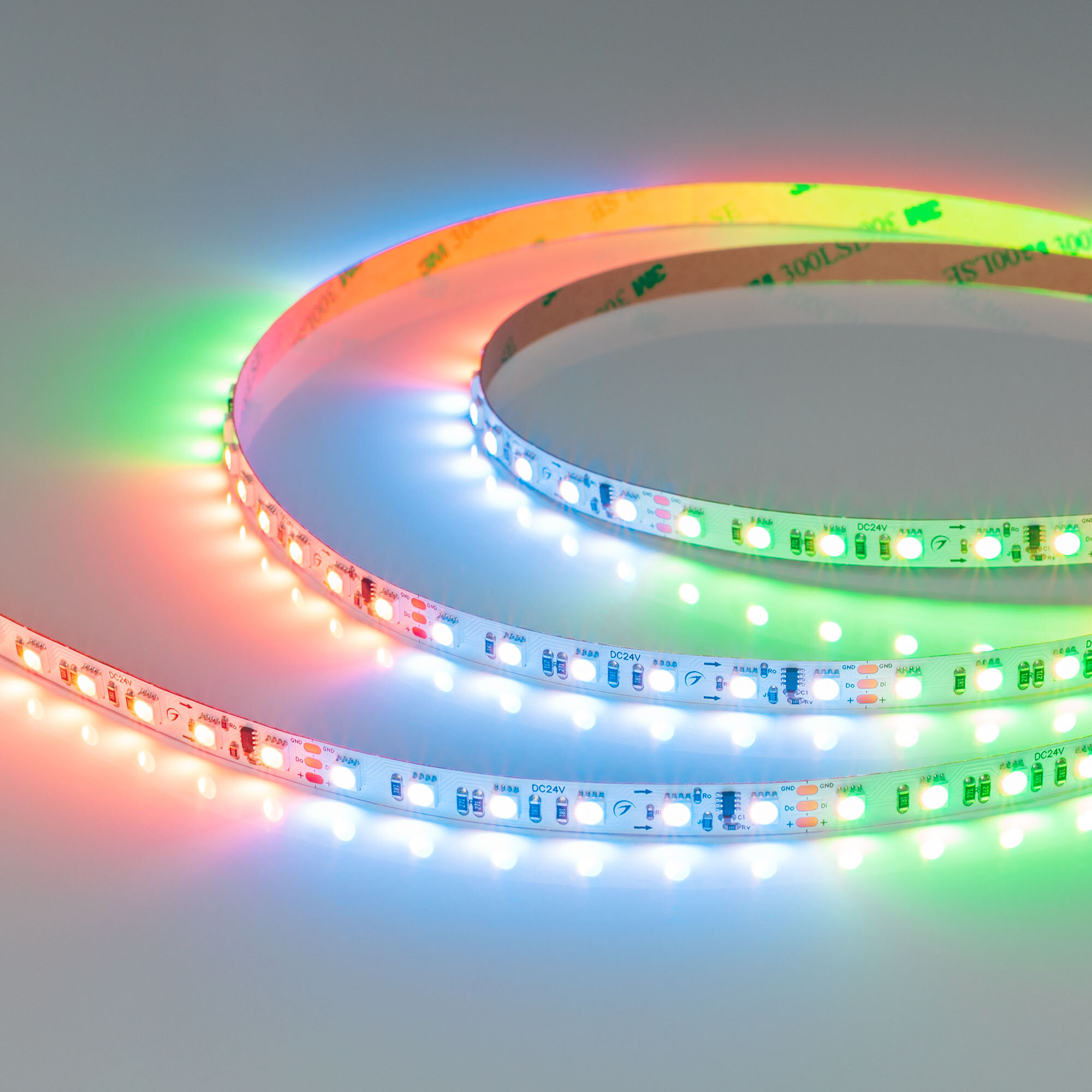 Светодиодная Лента SPI-H84-8mm 24V RGBW-Warm-PX6 (22 W/m, IP20, 4040, 5m) (Arlight, -) 049478