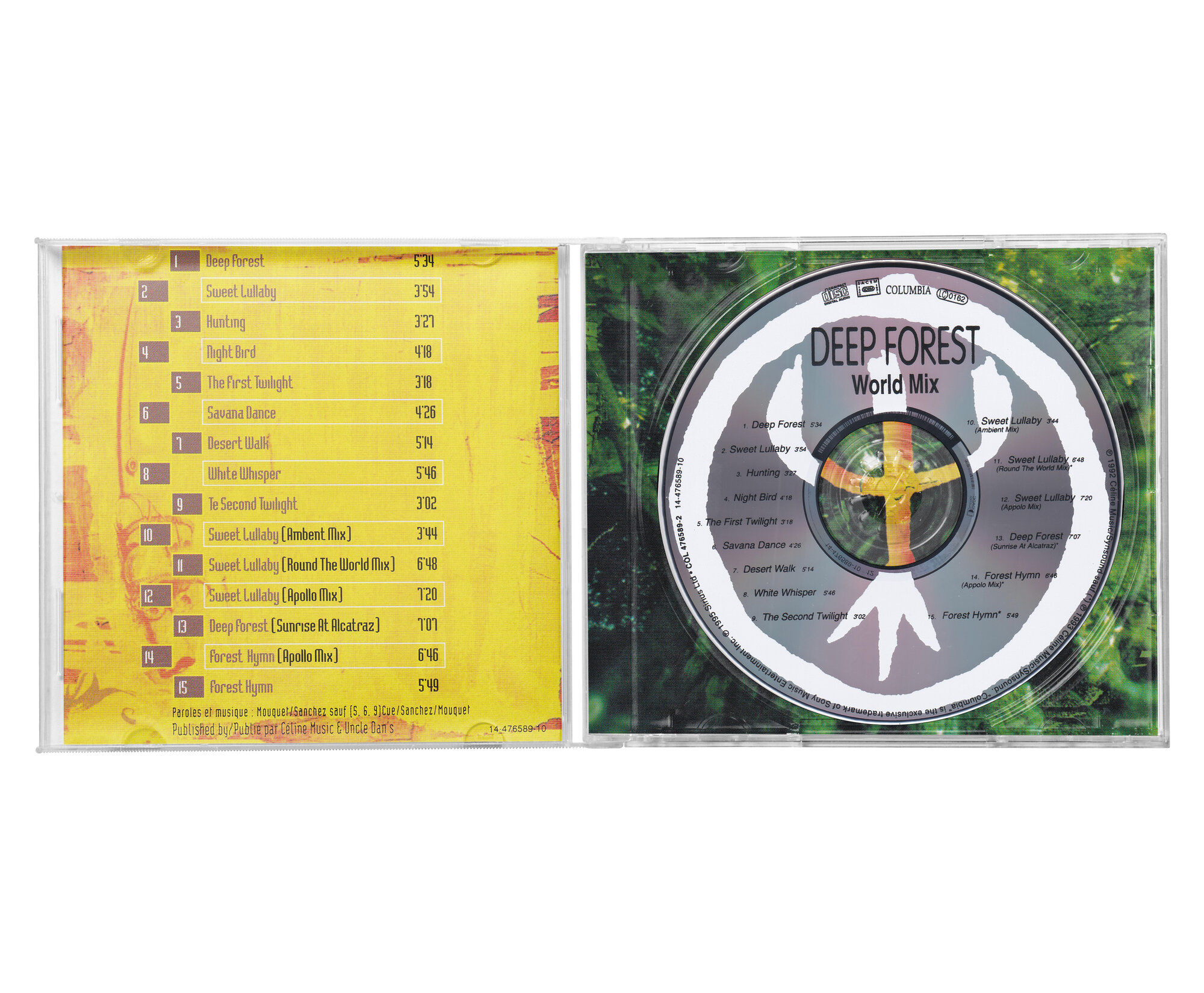 Deep Forest - World Mix, 1992, 6-page, CD-Аудио — фото 1