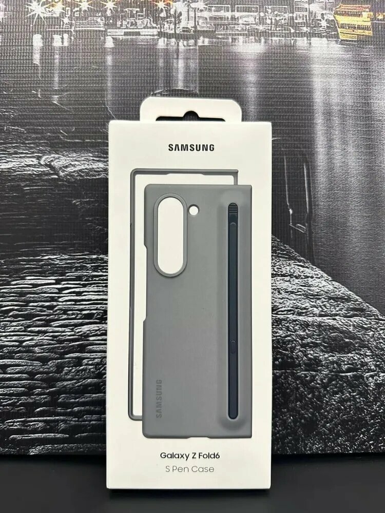 Чехол S Pen Case Galaxy Z Fold6 серый (gray)