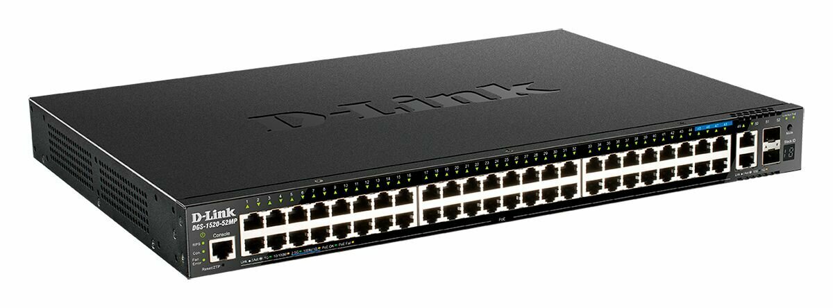 Коммутатор D-Link DGS-1520-52MP/A2A — фото 1