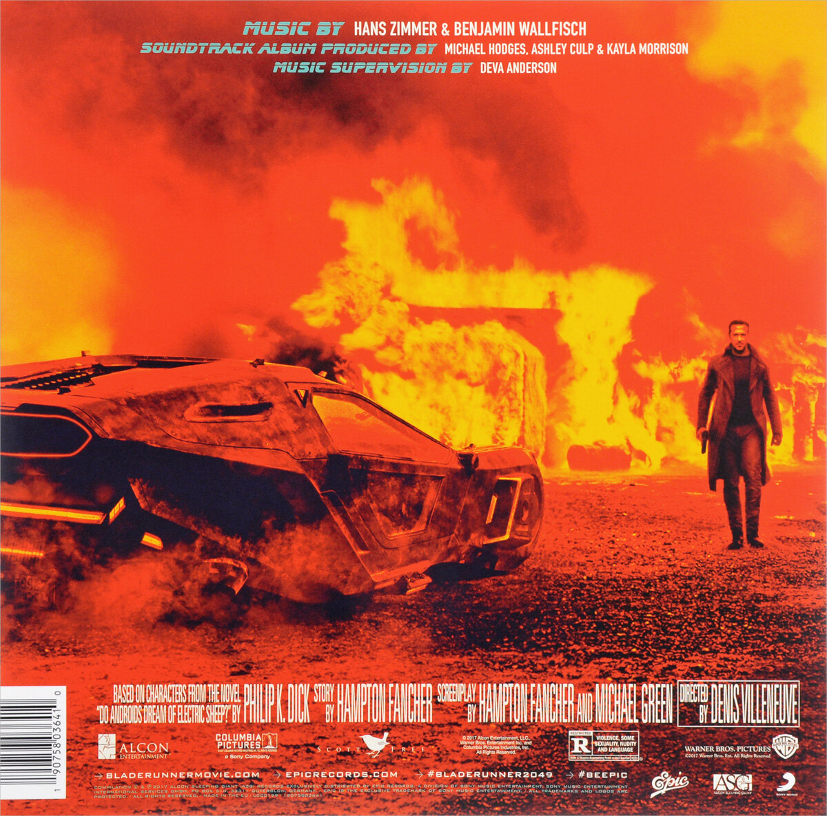 Hans Zimmer & Benjamin Wallfisch Blade Runner 2049 (Original Motion Picture Soundtrack), (2LP) Виниловая пластинка — фото 1