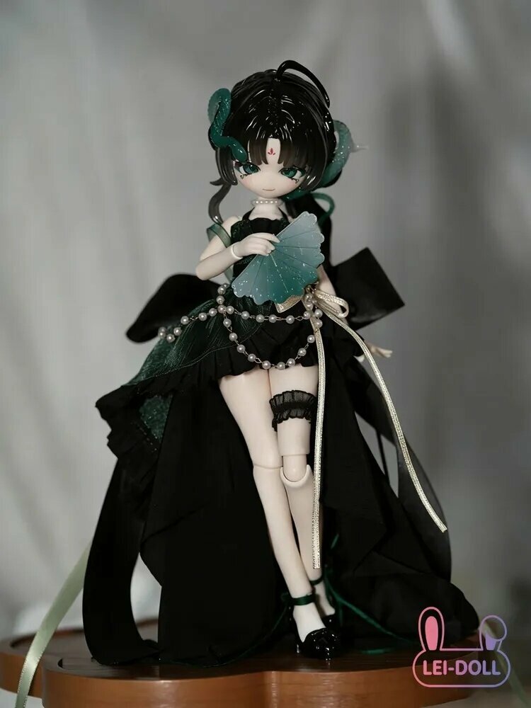 LEI-Doll 1/8 Кукла с шаровидными суставами BJD,(Oblivion's Luminaria Series) ,20cm, полный набор прически, одежды и аксессуаров, коллекционная, подарок для девочек