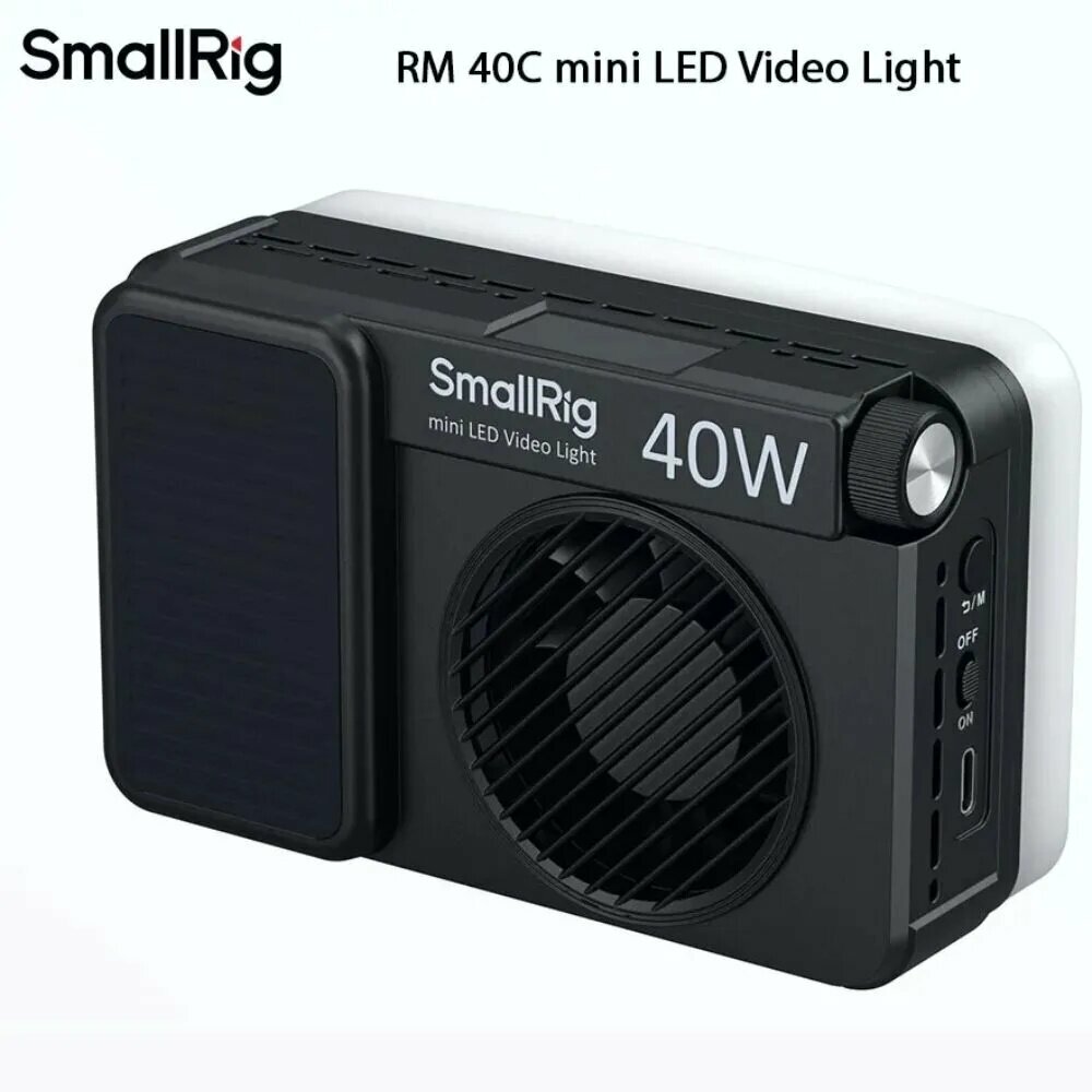 SmallRig RM 40C мини-светодиодный видеосигнал с боковым магнитным рассеивателем HD LCD/ решеткой 14 RGB Light 5359
