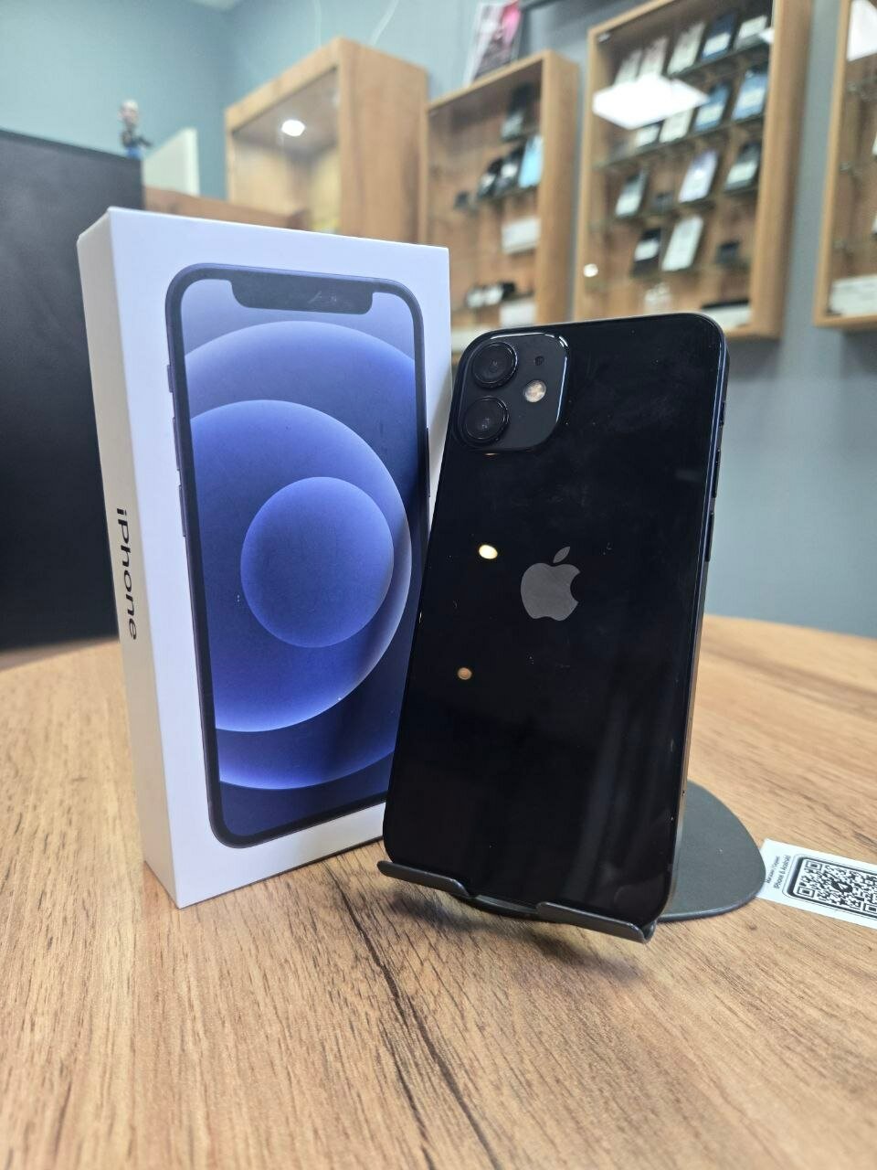 Apple Смартфон Apple iPhone 12 Mini 64GB (64 ГБ, Чёрный, 4 ГБ, Global, nanoSim+eSim, Без Rustore)