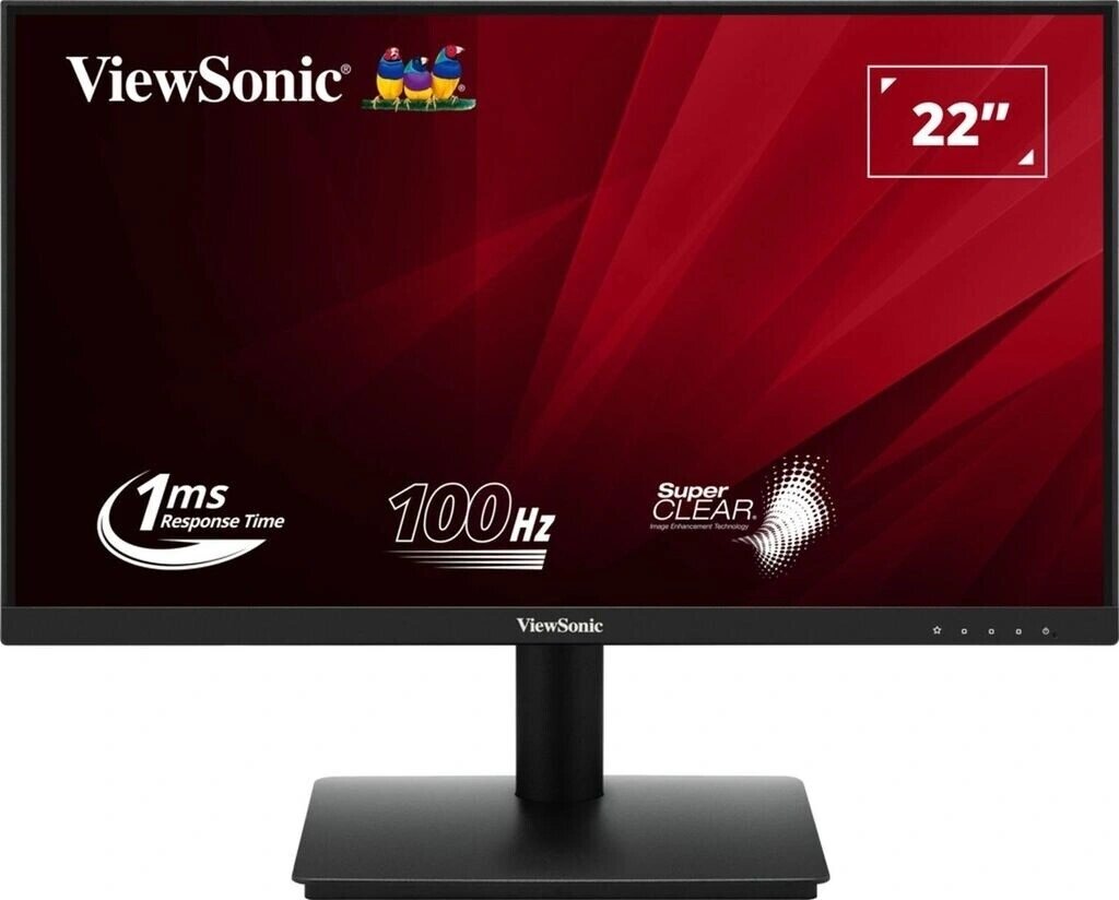 Монитор ViewSonic 21.5" VA220-H VA FHD чер HDMI VGA 100Hz 250cd Ex