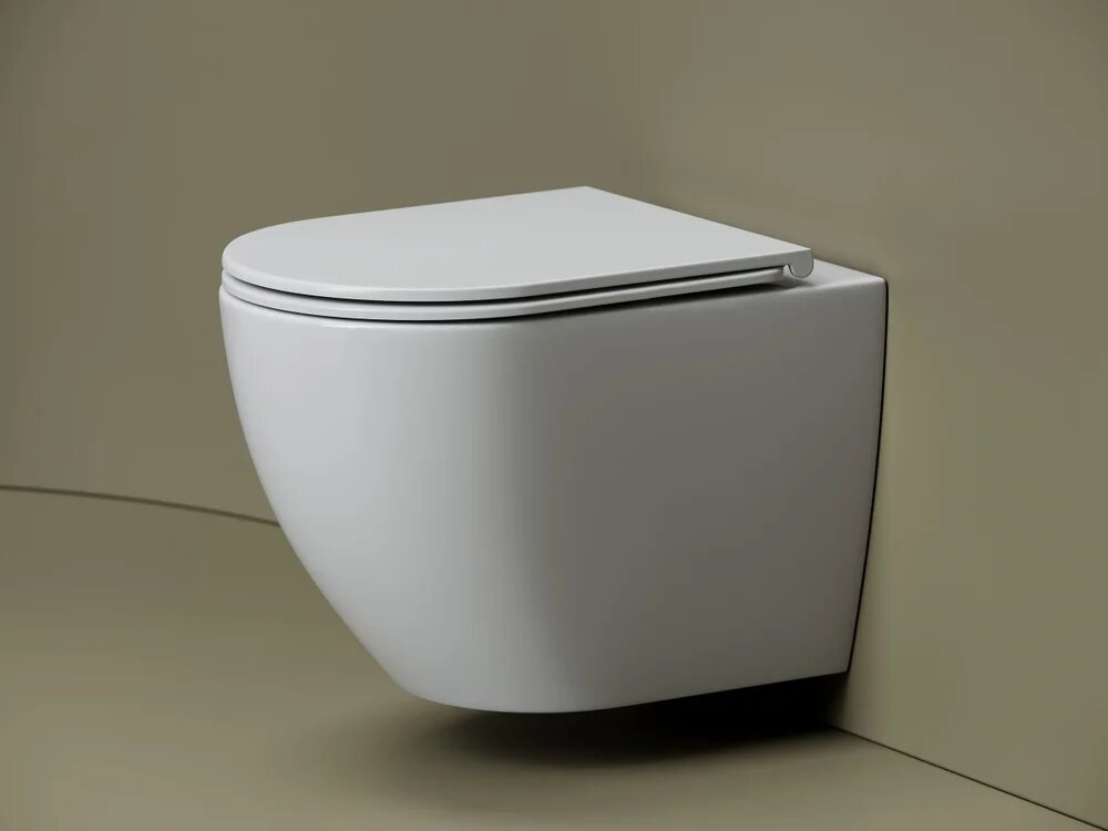 Унитаз подвесной Ceramicanova Амато (Amato), торнадо, 54x36x37, CN4013T, белый
