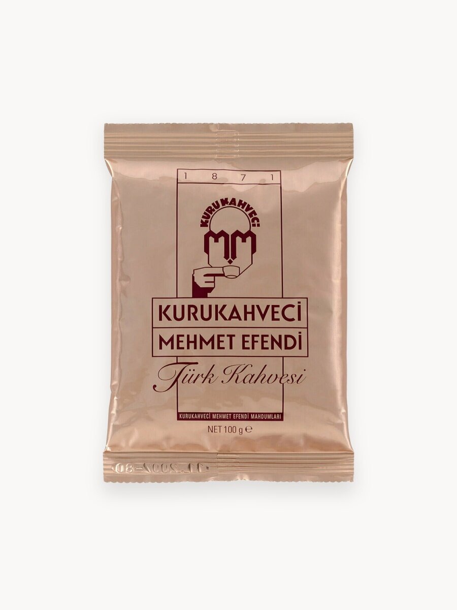 Кофе молотый Kurukahveci Mehmeth Efendii, 100 гр. 1уп. мягкий вкус.