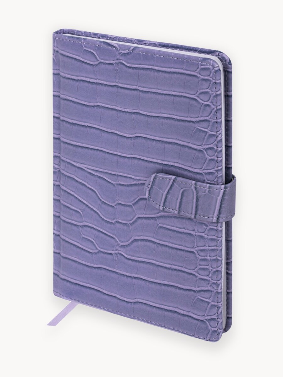 Еженедельник-планер (планинг) / записная книжка / блокнот недатированный А5 145х215мм Brauberg Party, под кожу, 64 листа, сиреневый, 114475