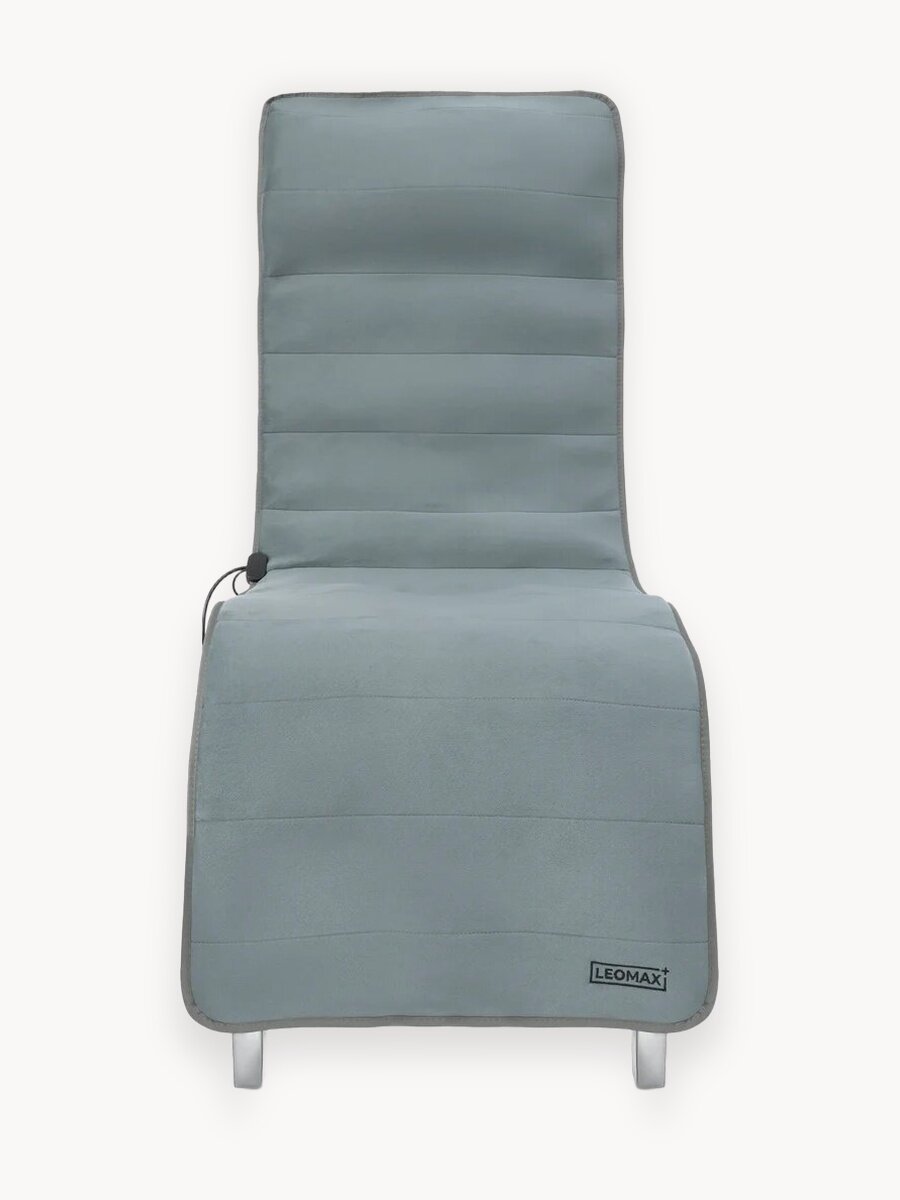 Массажный матрас Leomax, с подогревом, складная конструкция, пульт ДУ, серый