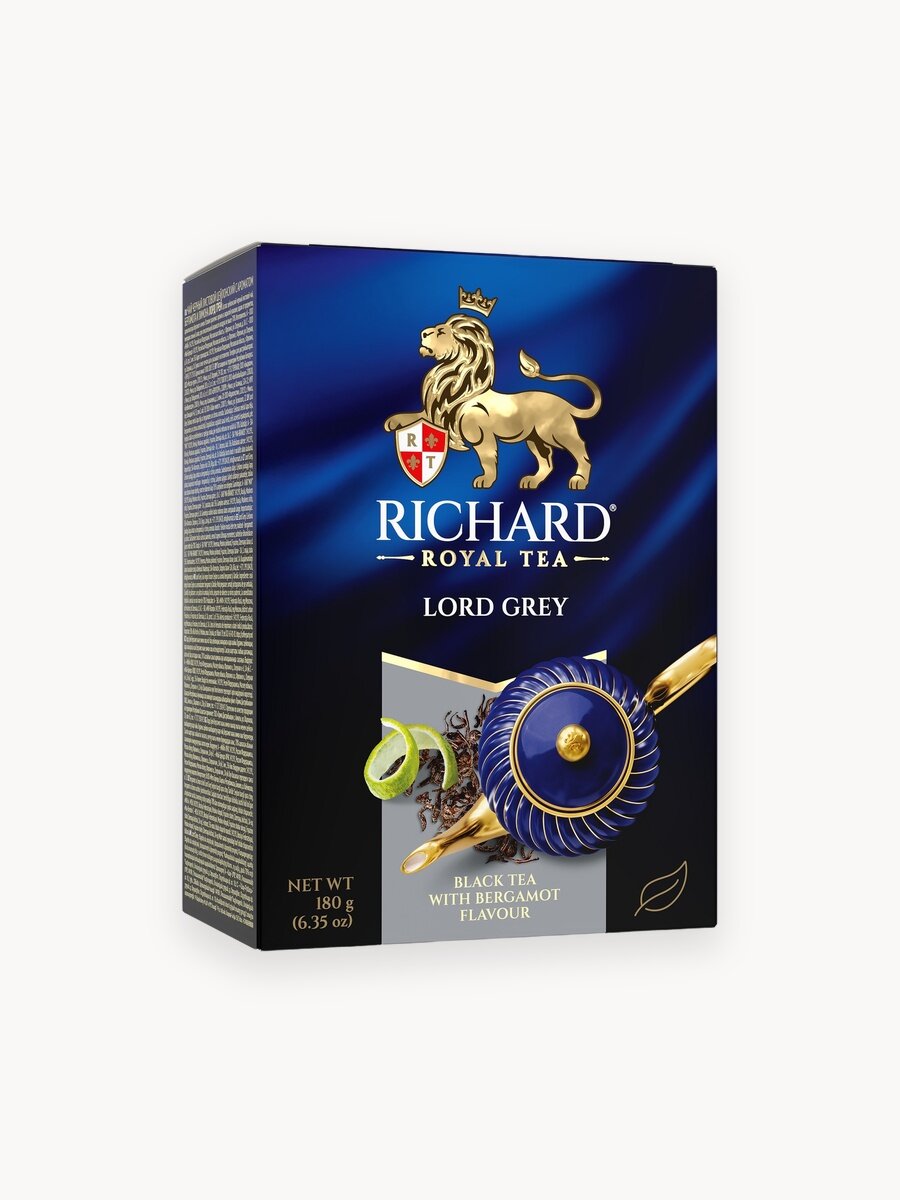 Чай черный Richard Lord Grey крупнолистовой, 180 г
