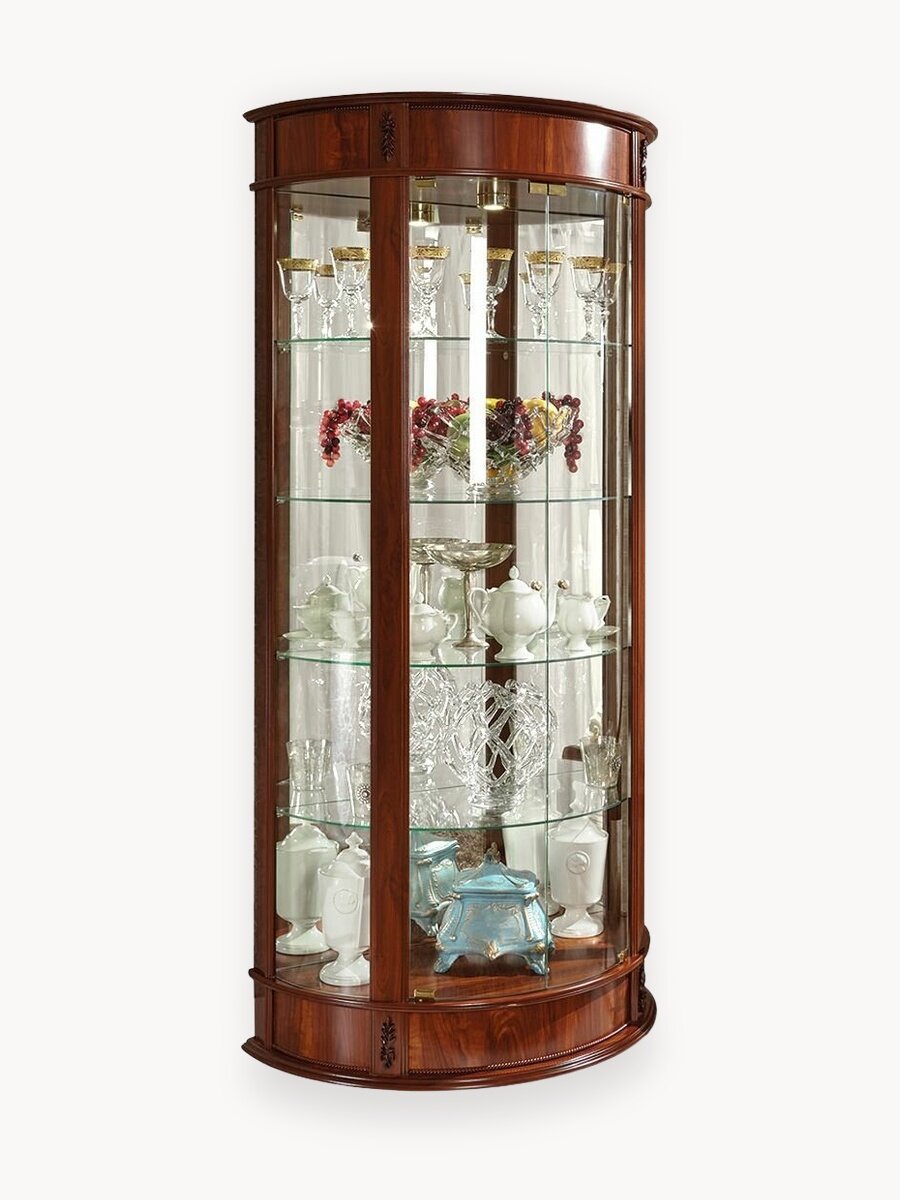 Витрина Dana №787, МДФ/ДСП, 193 х 93 х 48 см, цвет Орех Пекан