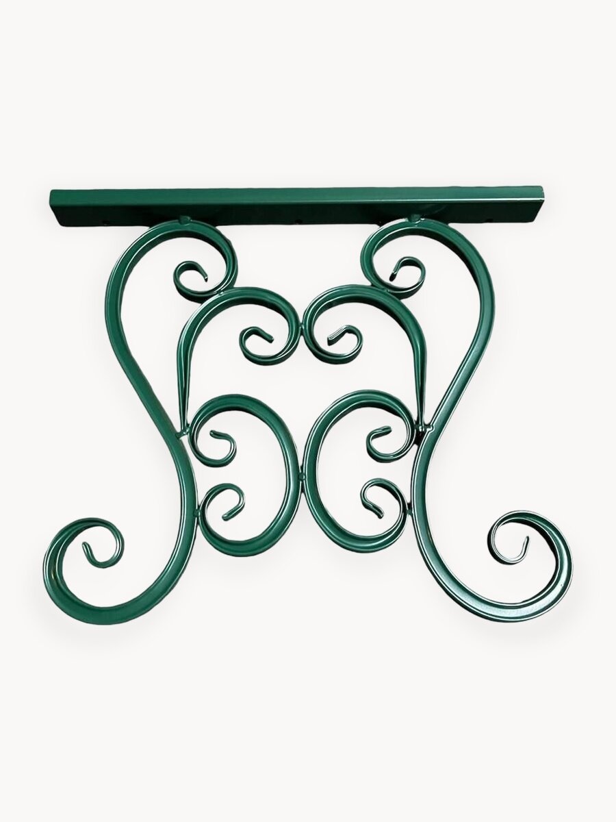 Боковые опоры для скамейки YSL4 зеленого цвета