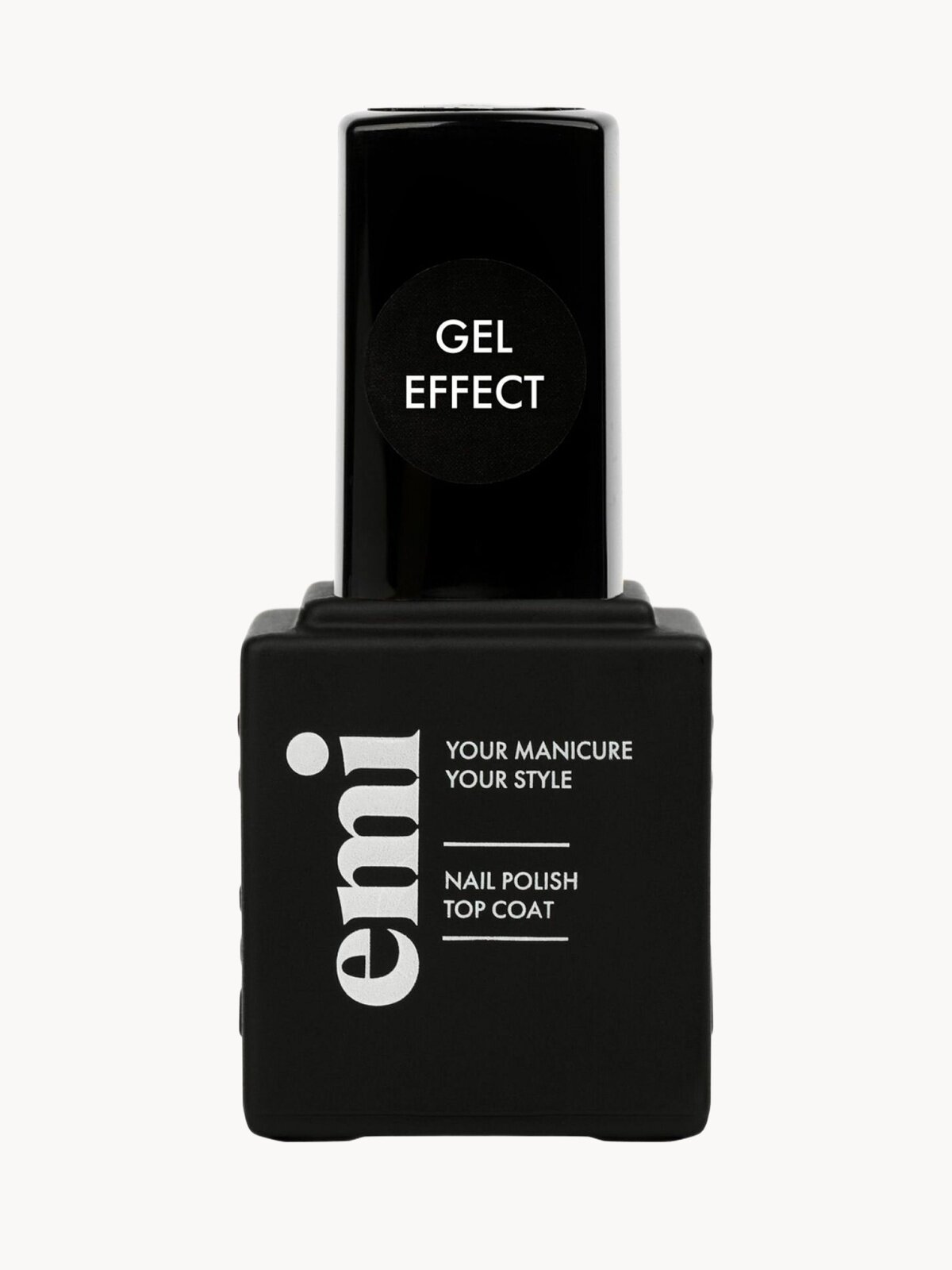 EMI Покрытие закрепляющее для ногтей ультрастойкое Ultra Strong Top Coat Gel Effect, 9 мл