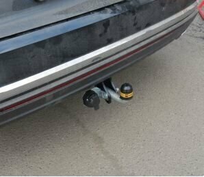 Фаркоп для Volkswagen Touareg 2018-н. в. (без электрики, паспорт и сертификат в комплекте) Motodor.92707-A