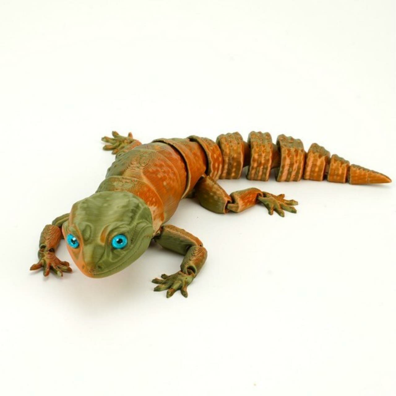 3D фигурка подвижная "Геккон Бонни" цвета в асс. в к 20x10x10 см