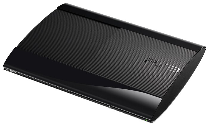 Игровая приставка Sony PlayStation 3 Super Slim 12 ГБ HDD, черный